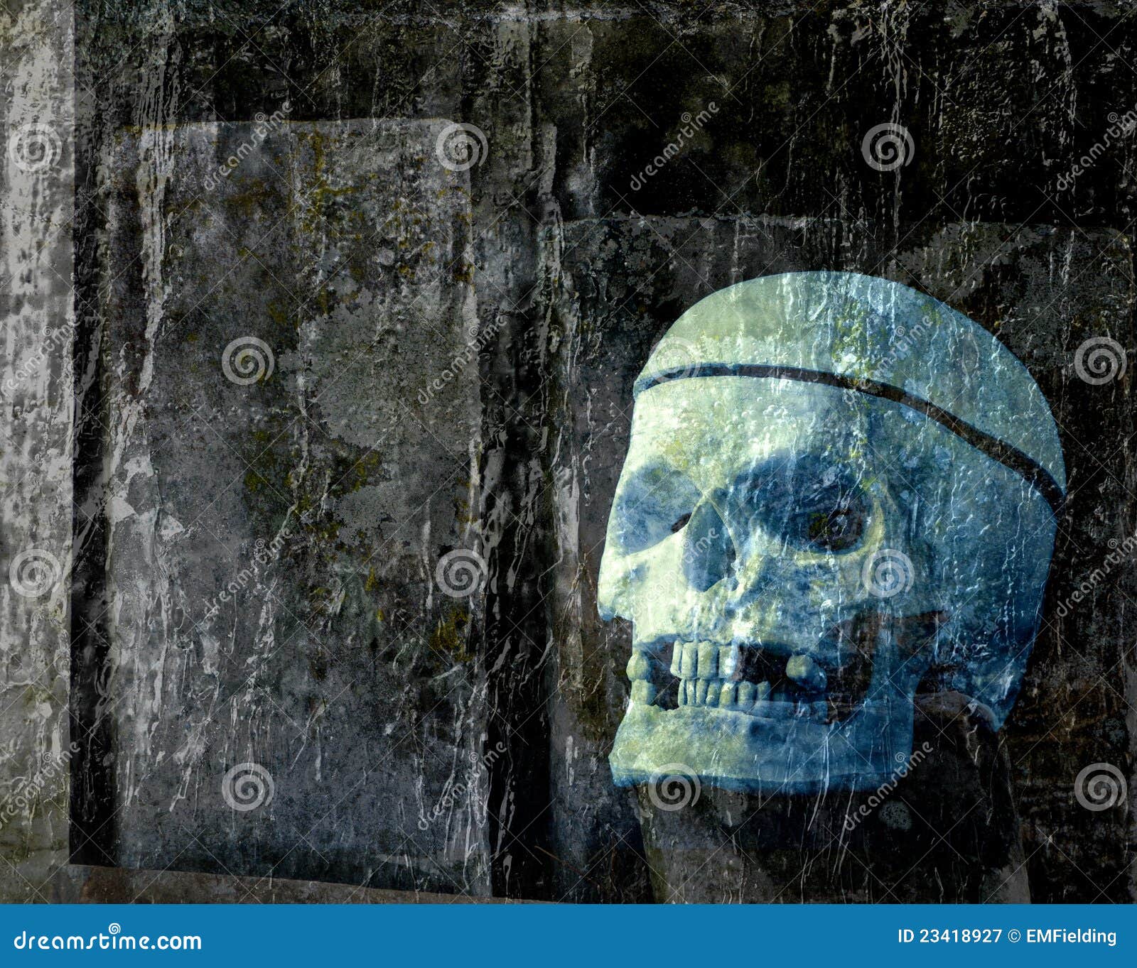 Spooky Ghost Grunge Halloween Textured Background Stock Illustration ...