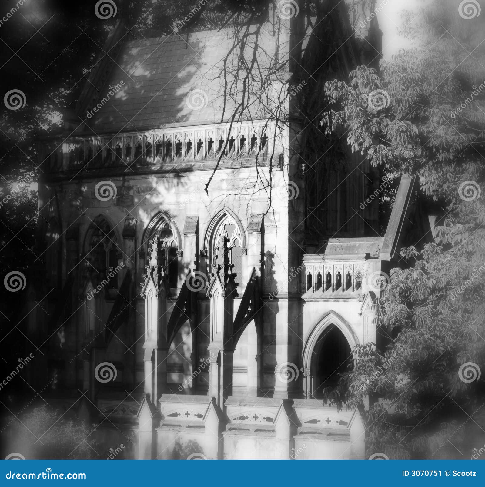 Spooky Gothic crypt stock image. Image of gothic, ghost - 3070751
