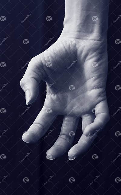Spooky hand stock image. Image of curled, grab, horrifying - 19872315