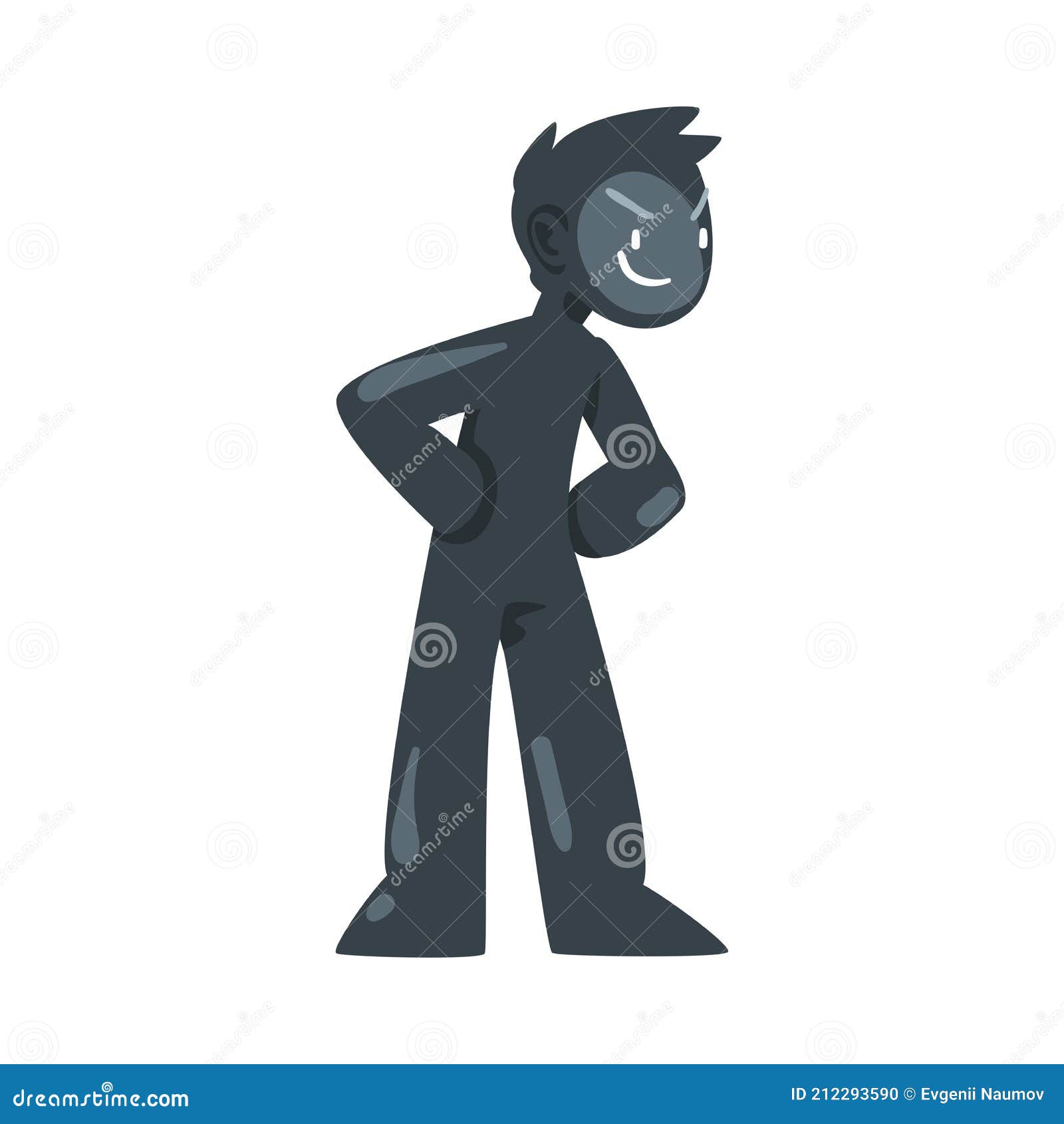 Spooky Monster As Grotesque Creature With Terrifying Appearance Vector ...