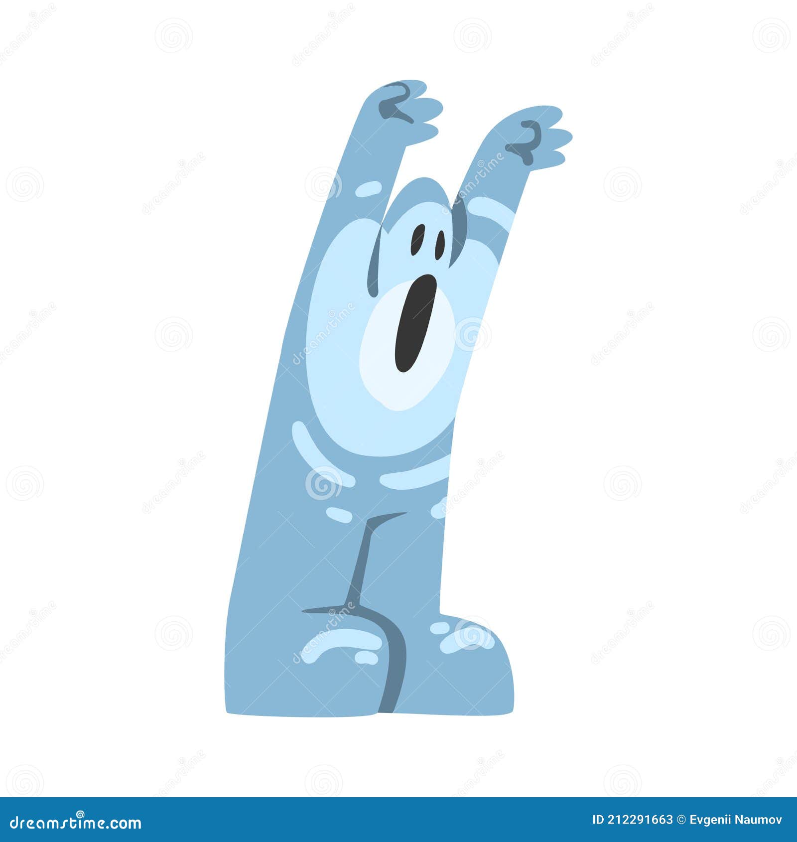 Spooky Monster or Ghost As Grotesque Creature with Terrifying ...