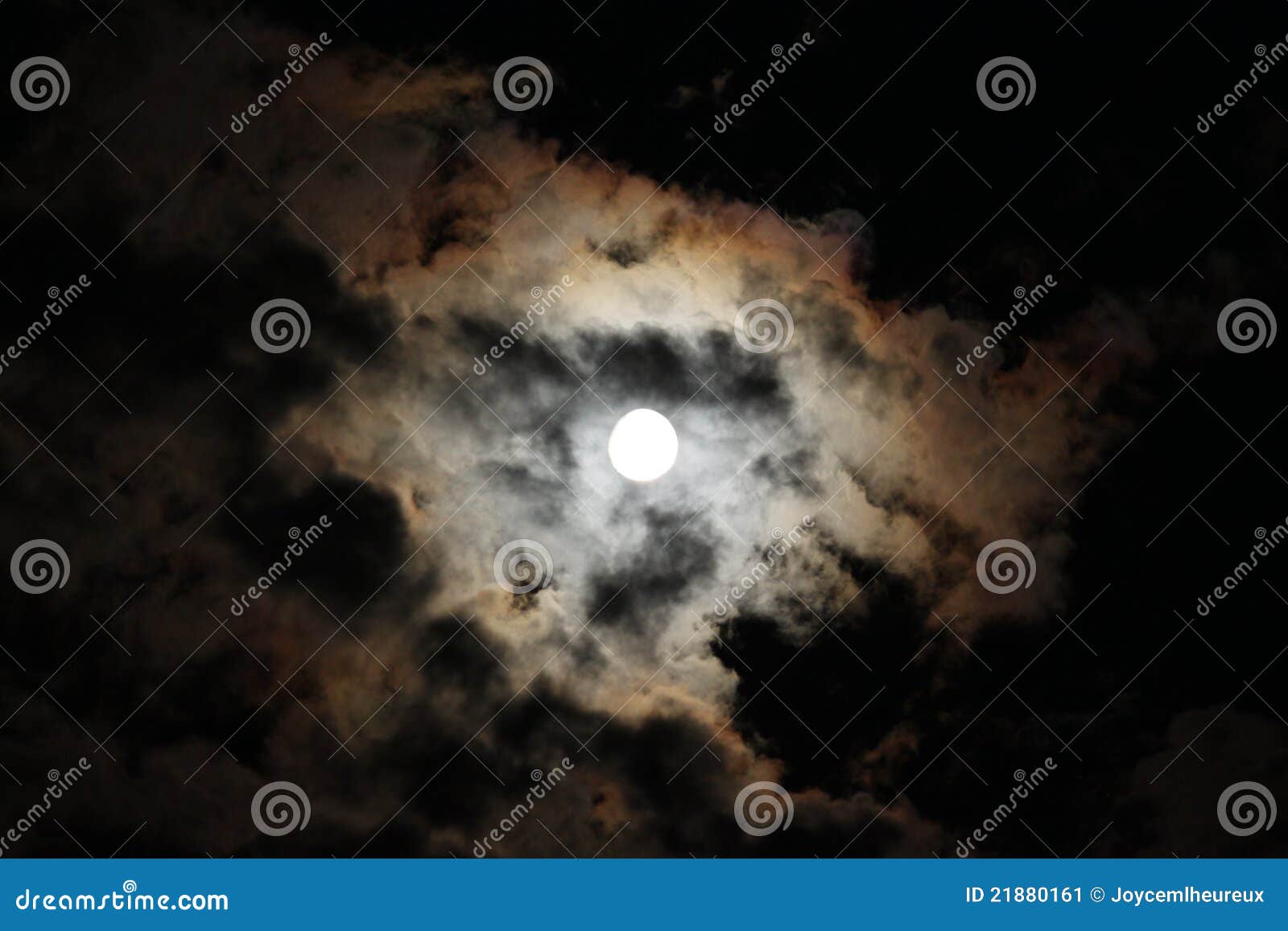 Spooky Moon stock image. Image of dark, full, moon, eery - 21880161