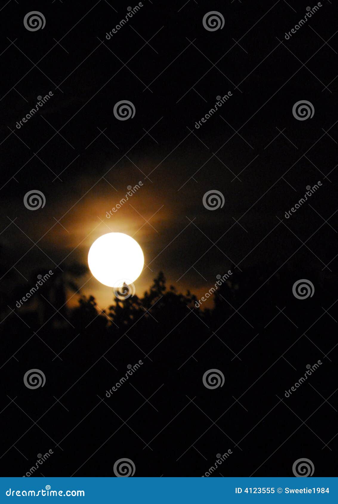 Spooky Moon stock image. Image of night, moons, background - 4123555