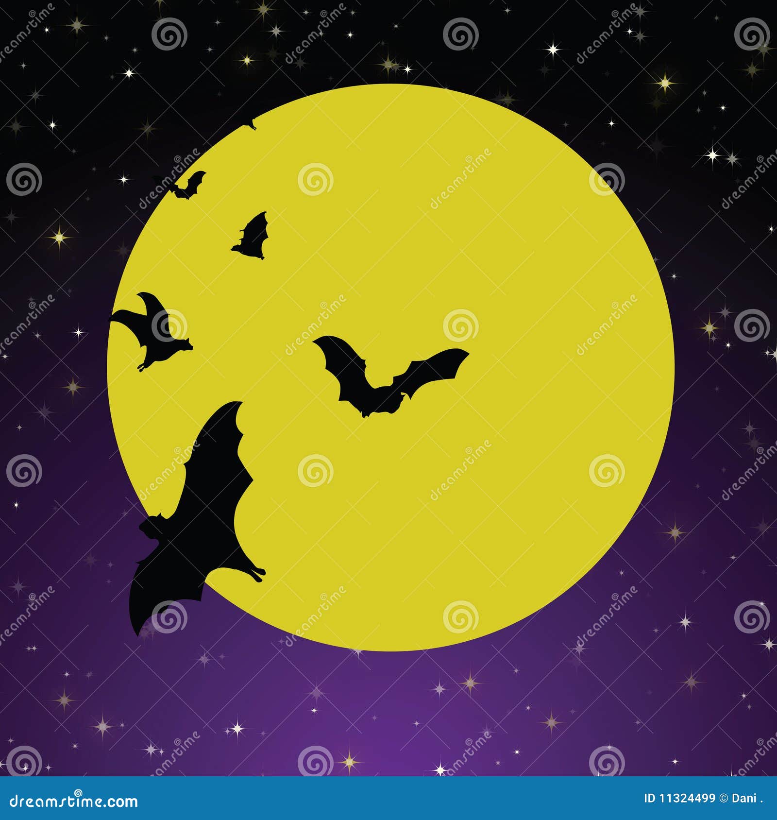 Spooky Moon Background