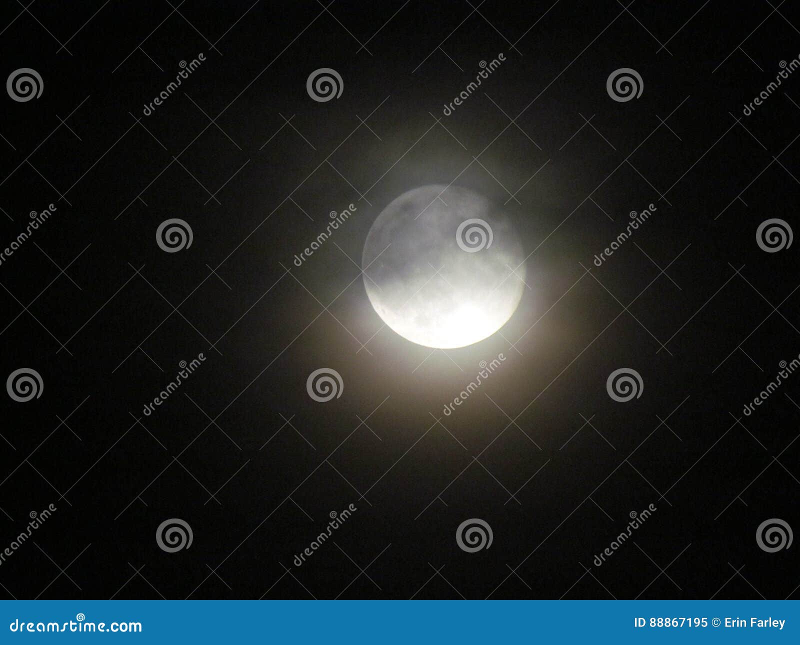 Spooky moon stock image. Image of spooky, moon, full - 88867195