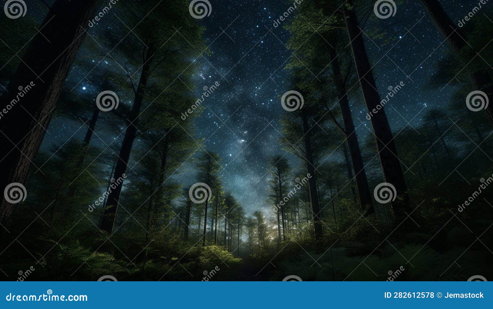 Spooky Night Sky Reveals Mystery of the Milky Way Galaxy. Generated by ... Spooky Night Sky Reveals Mystery of the Milky Way Galaxy. Generated by ...