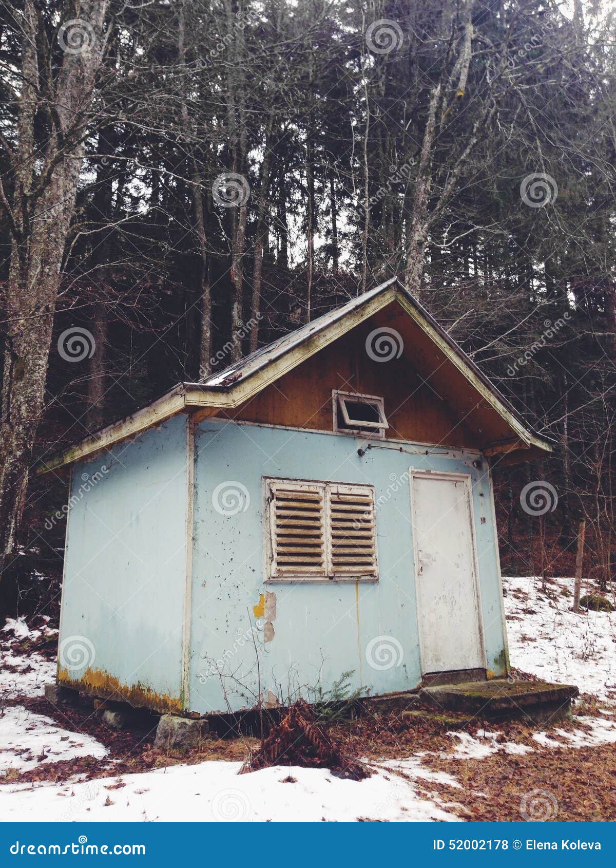 Spooky old cabin stock photo. Image of cabin, spooky - 52002178