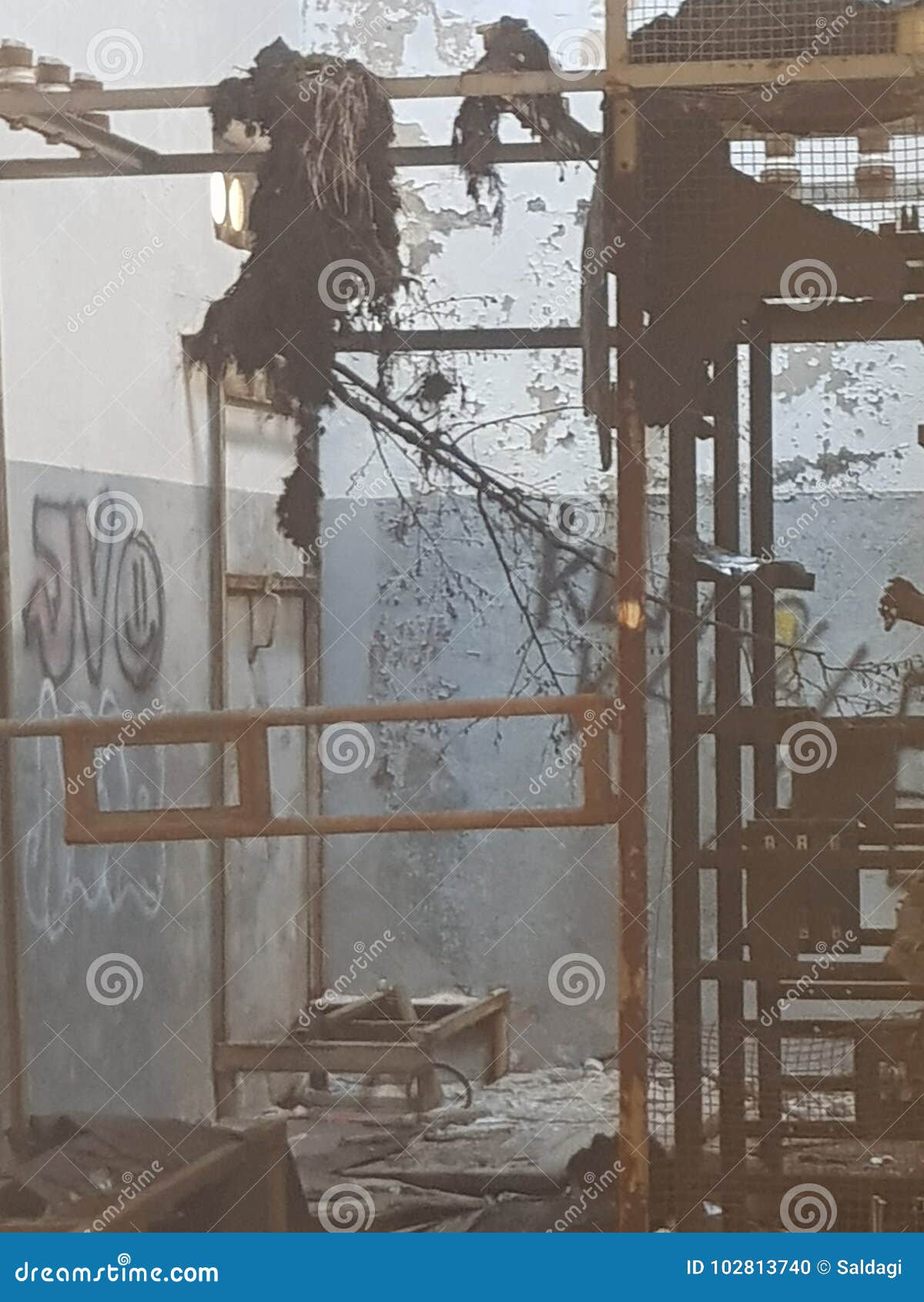 Spooky old factory editorial image. Image of abandoned - 102813740