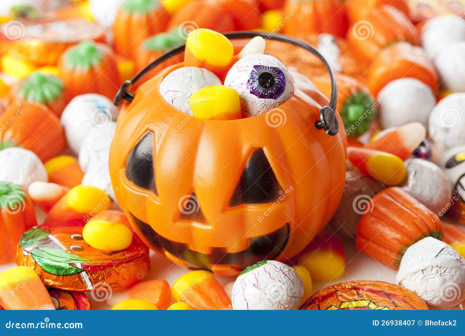 Spooky Orange Halloween Candy Stock Image - Image of food, treat: 26938407