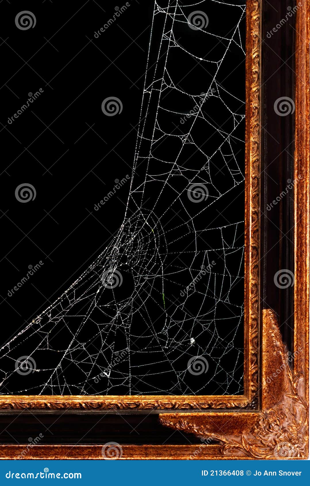 Spooky picture frame stock photo. Image of gold, black - 21366408