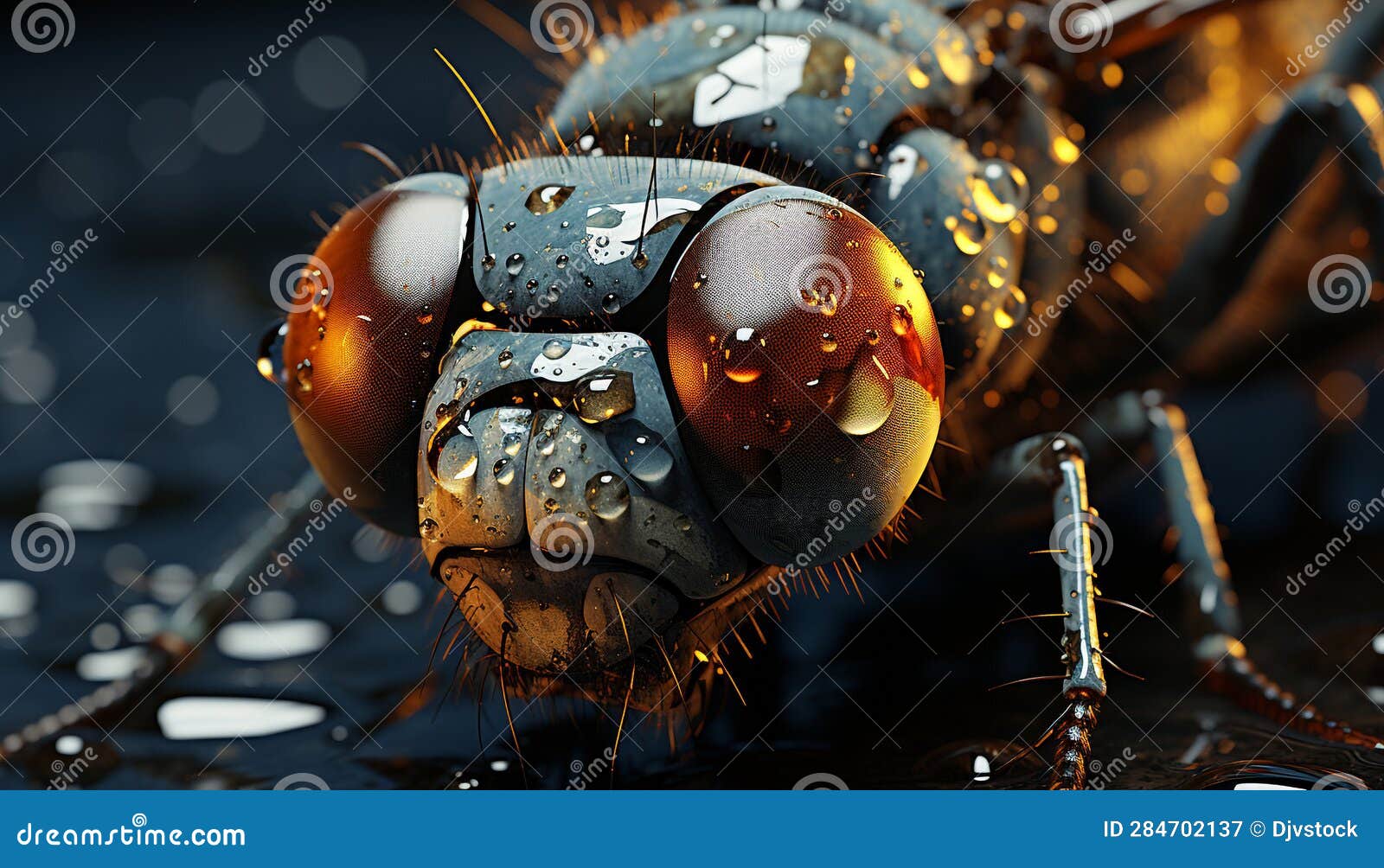 Spooky Underwater Portrait Animal Eye Looking At Camera, Bizarre Dragon ...