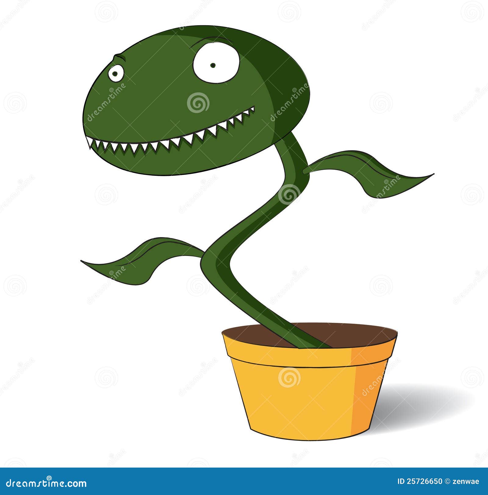 Venus fly trap clipart