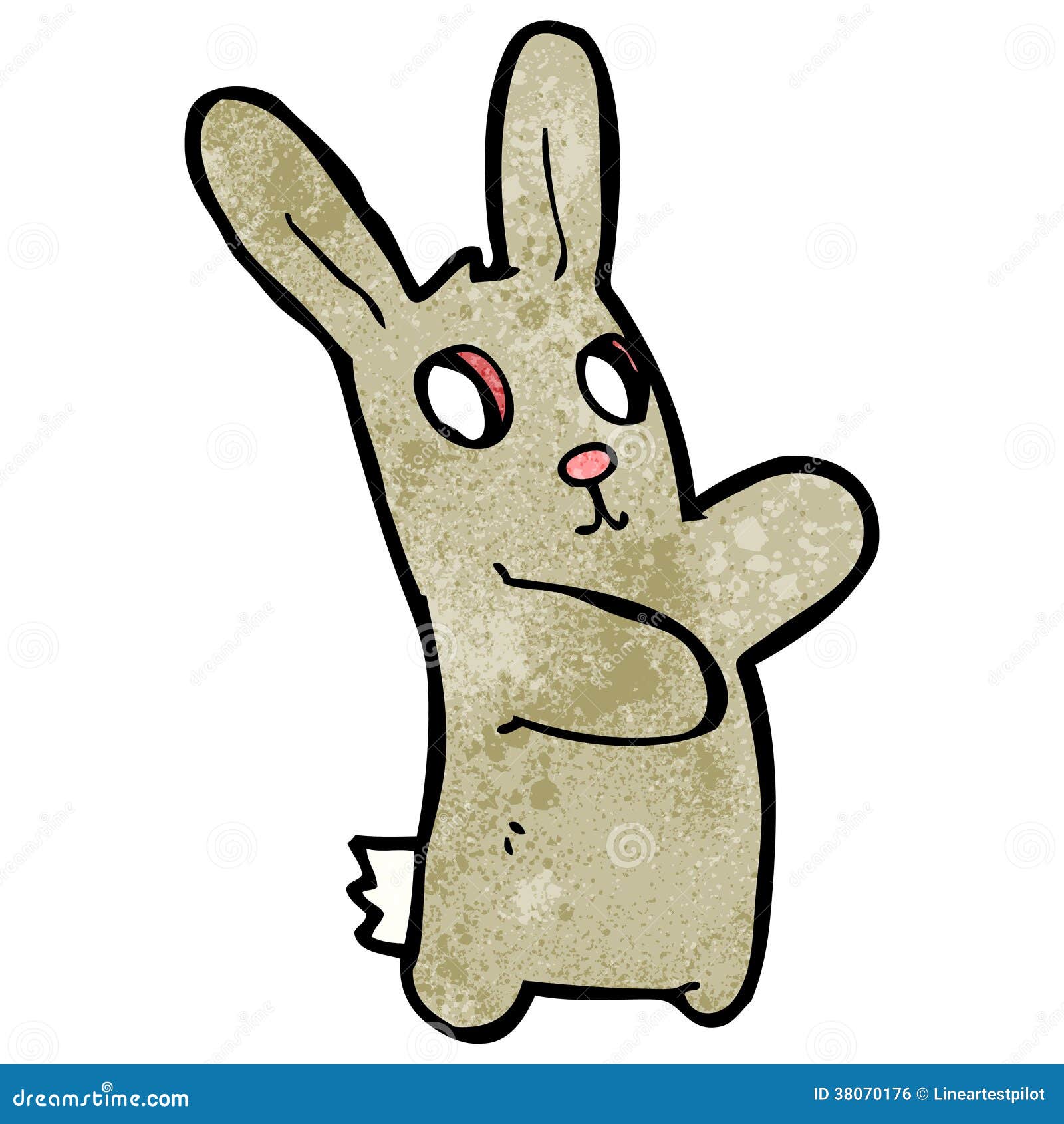 Zombie Rabbit Drawing