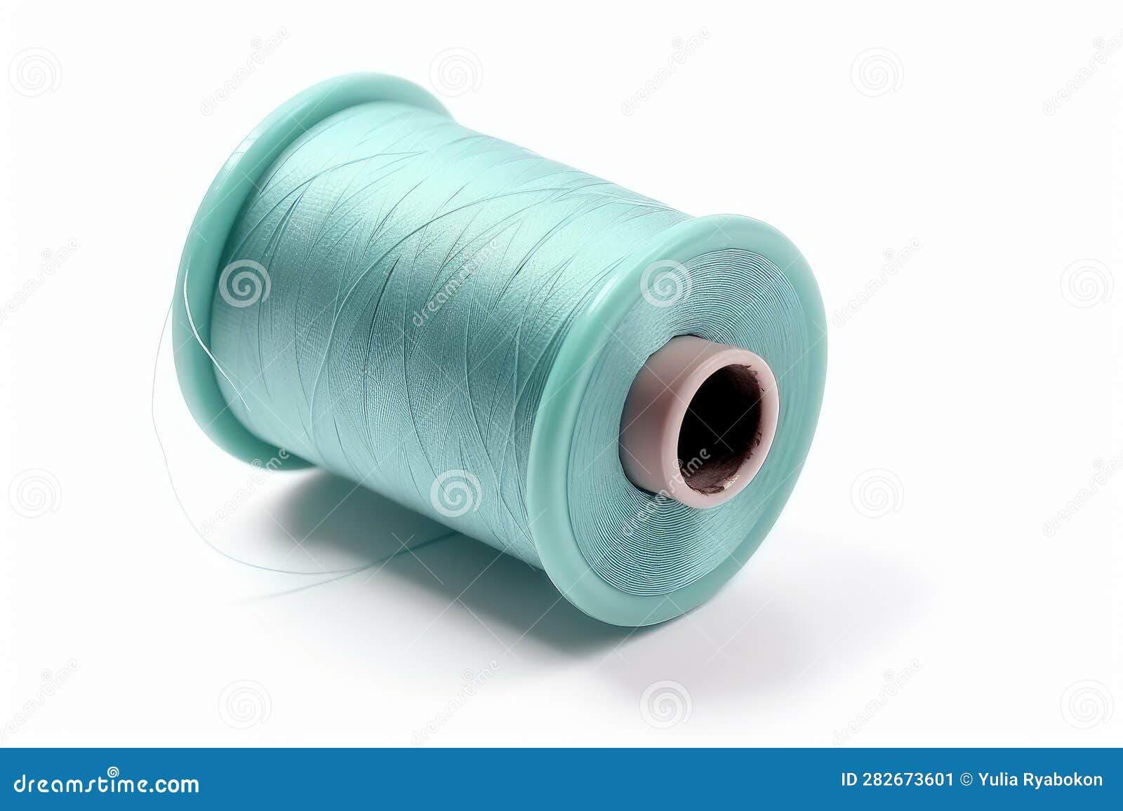 Spool Blue Needle Background. Generate Ai Stock Illustration ...