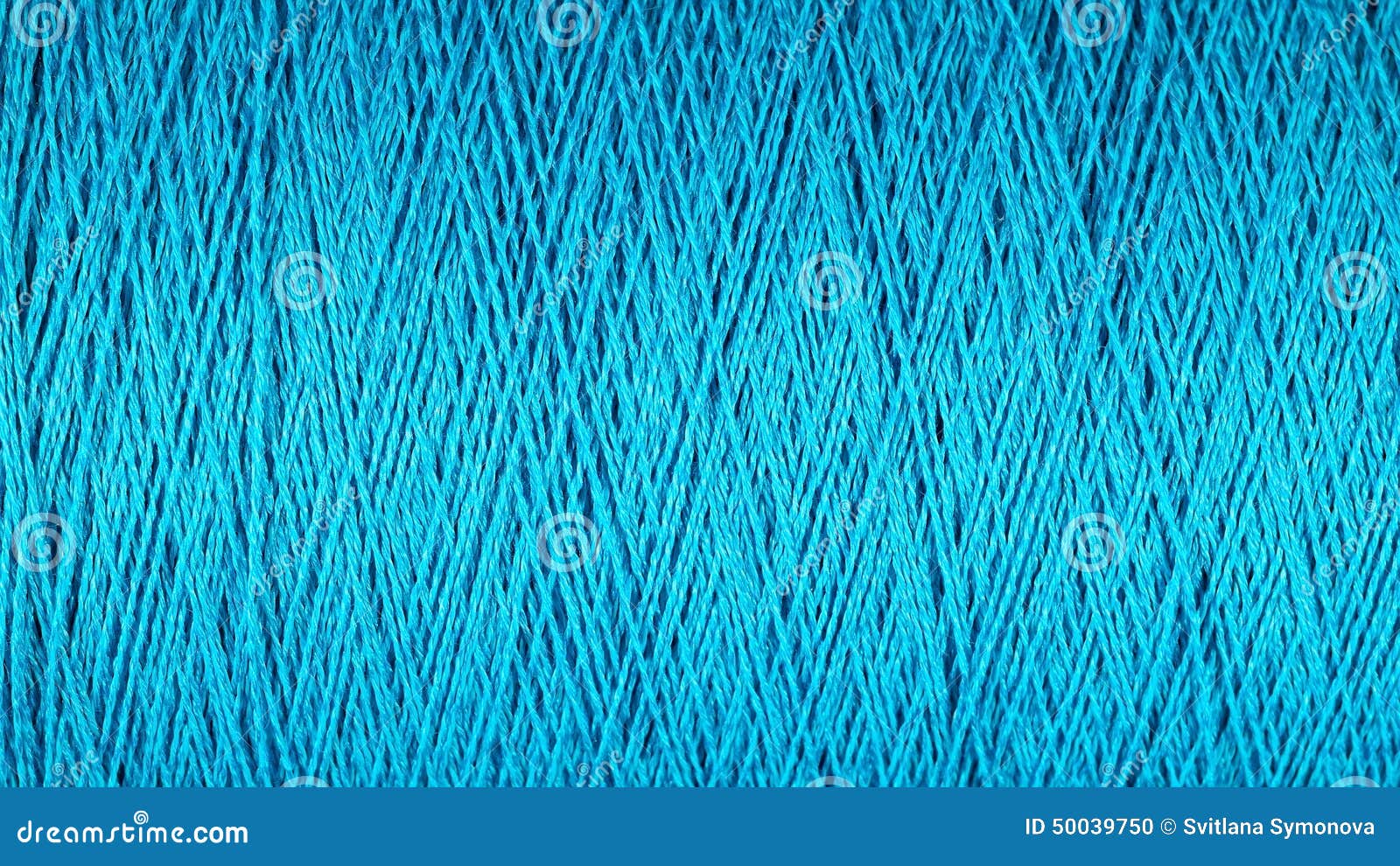 Spool of Blue Thread Macro Background Stock Photo - Image of product ...