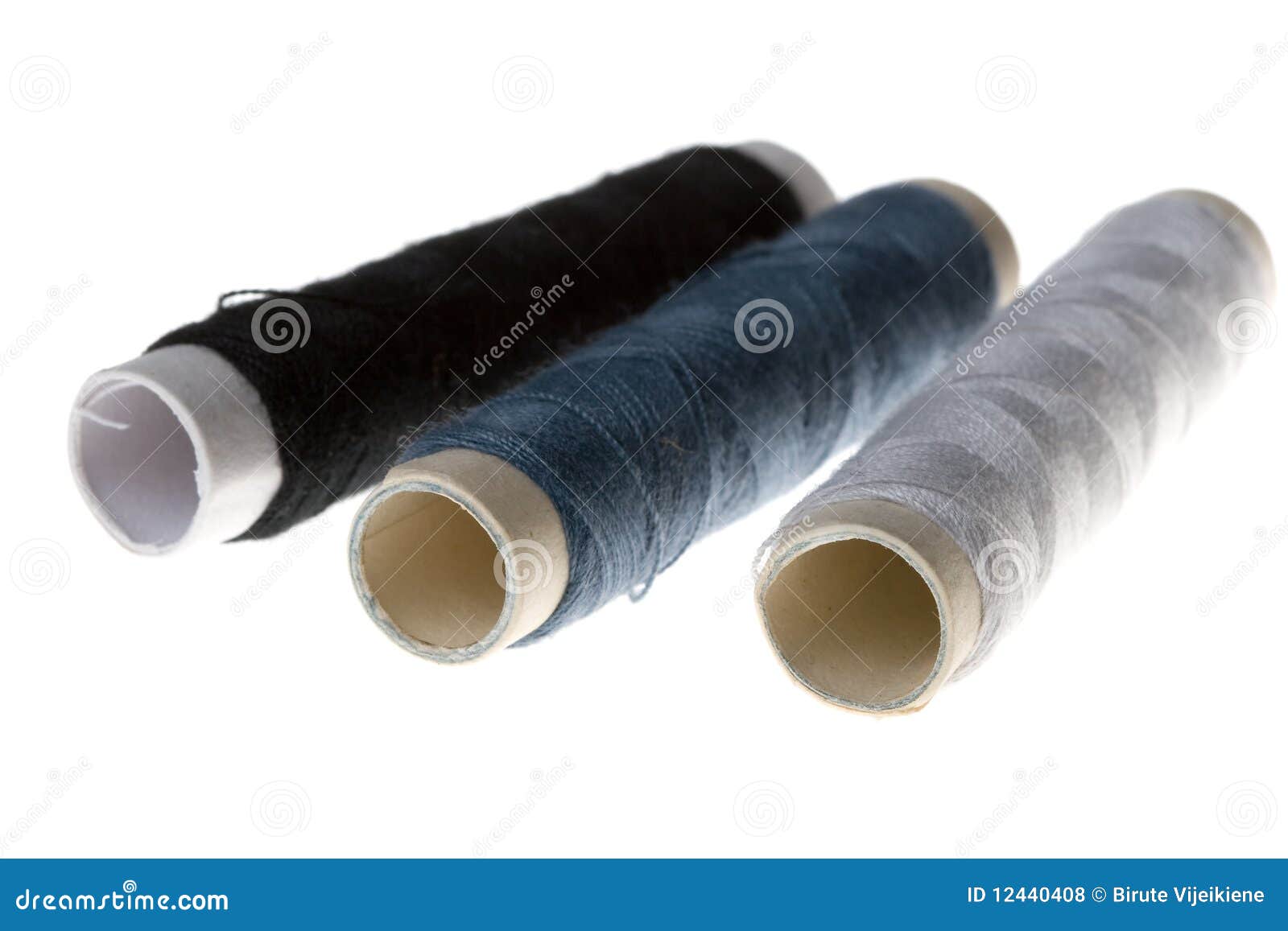 Spool with cotton thread stock photo. Image of white - 12440408