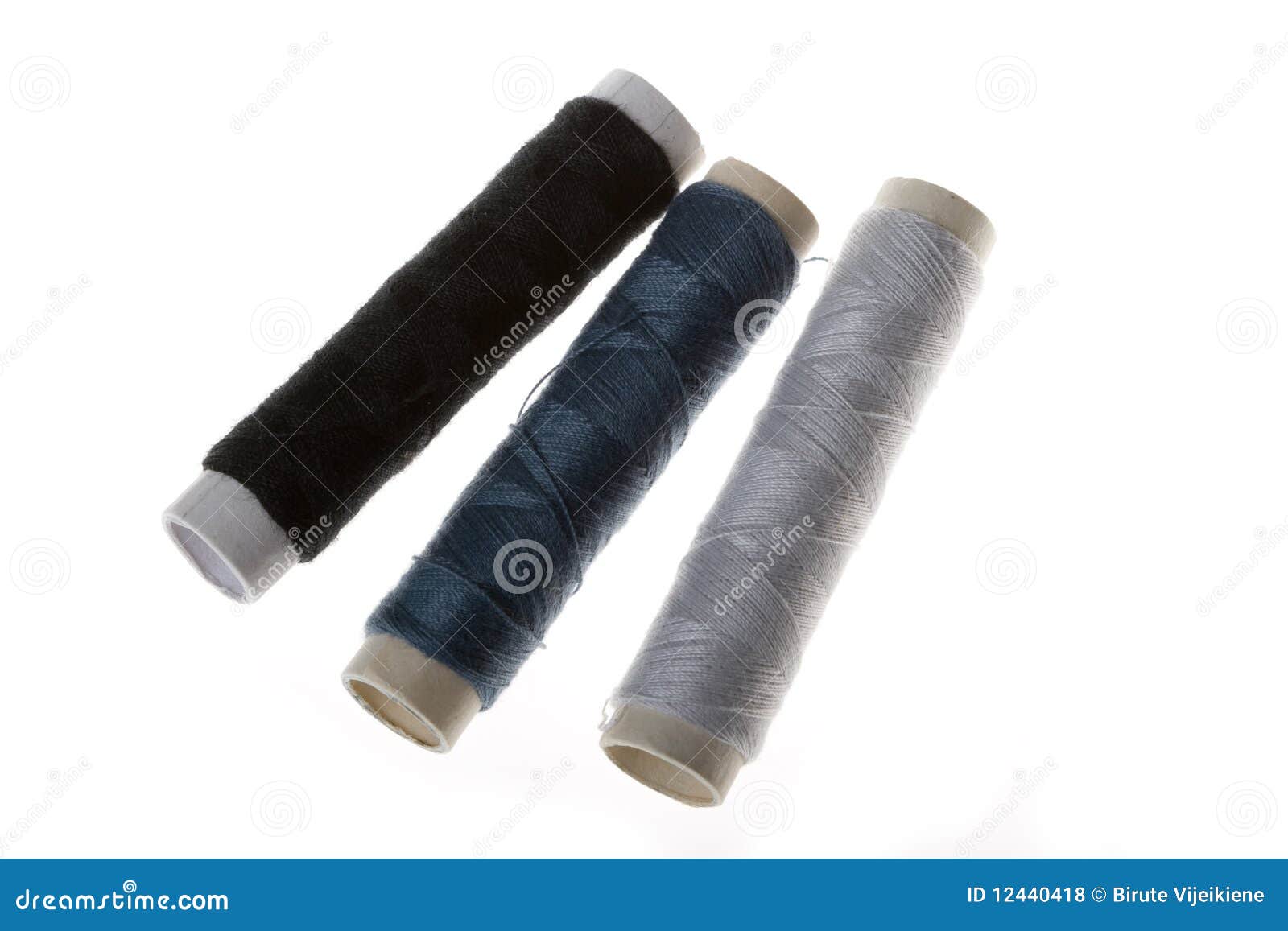 Spool with cotton thread stock photo. Image of tailor - 12440418