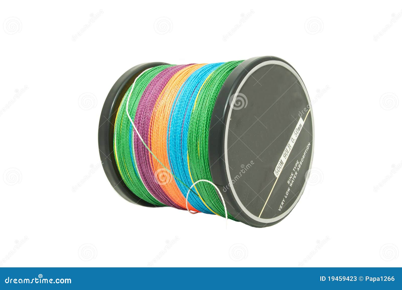 Spool of Fishing Line stock image. Image of strong, spool - 19459423