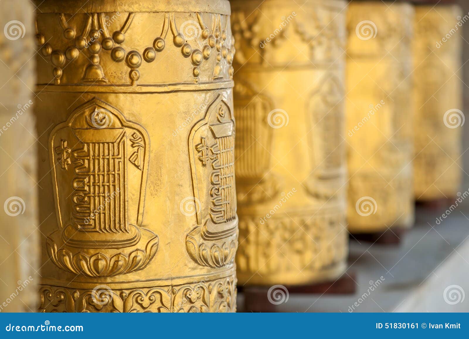 Spool stock image. Image of indian, ancient, gompa, metal - 51830161