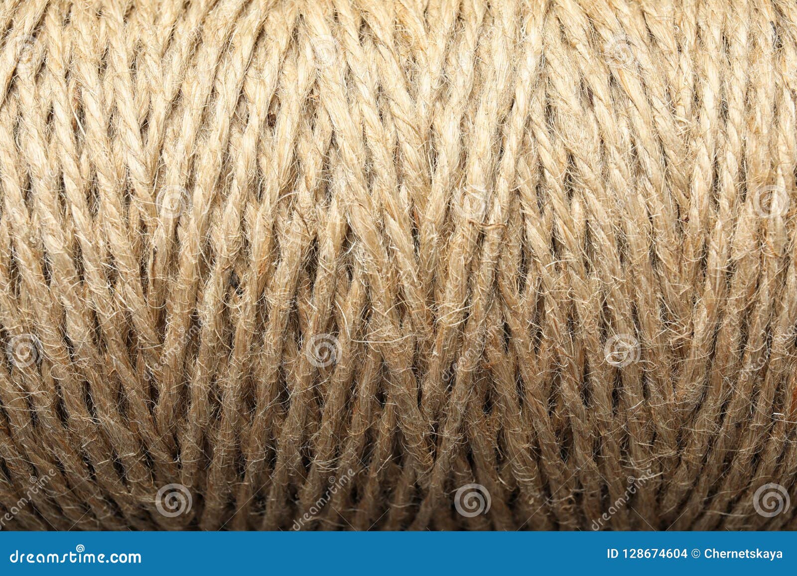 Spool with Hemp Rope, Closeup Stock Photo - Image of fiber, craft ...