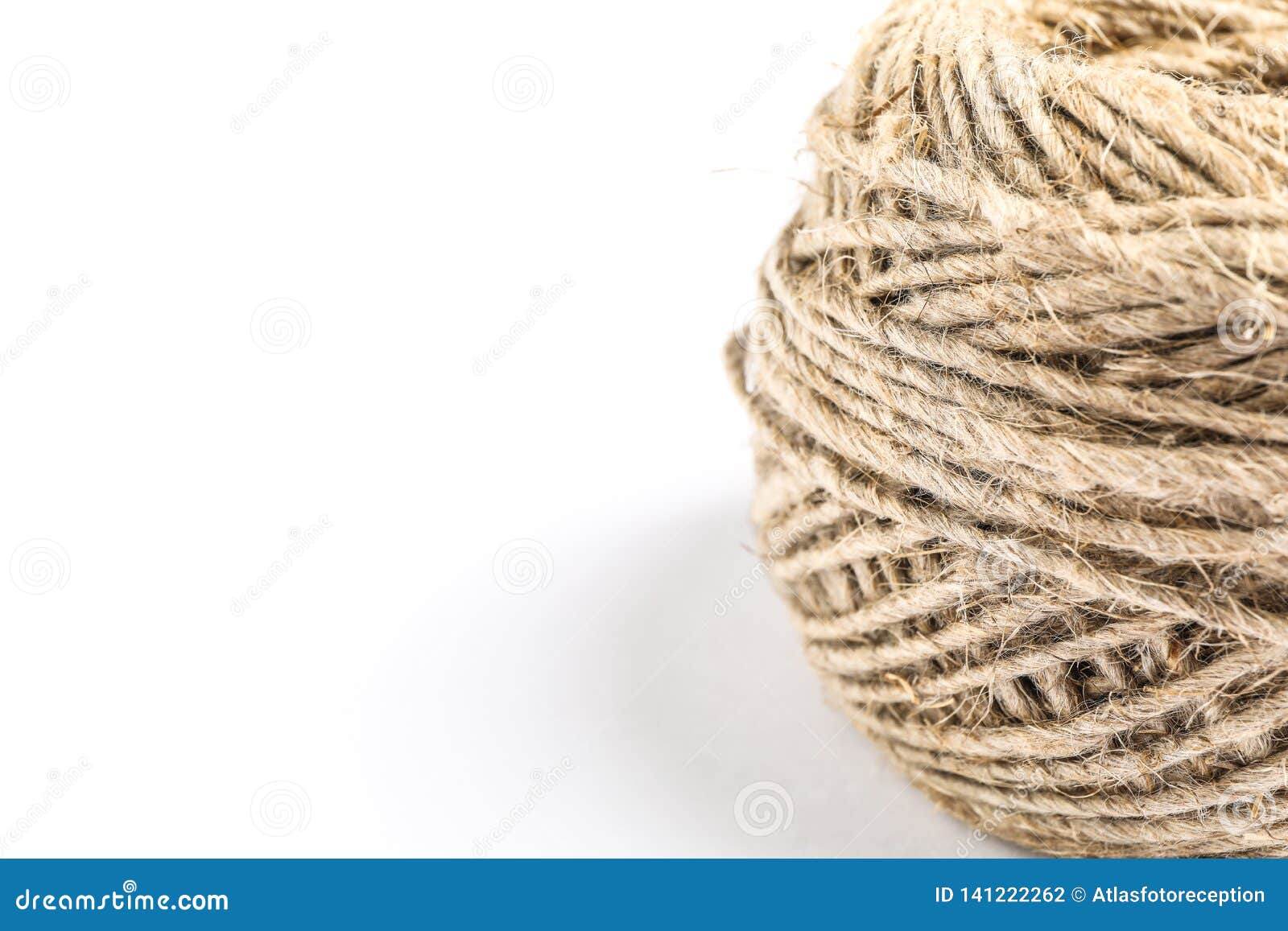 Spool of hemp rope stock photo. Image of hemp, isolation - 141222262