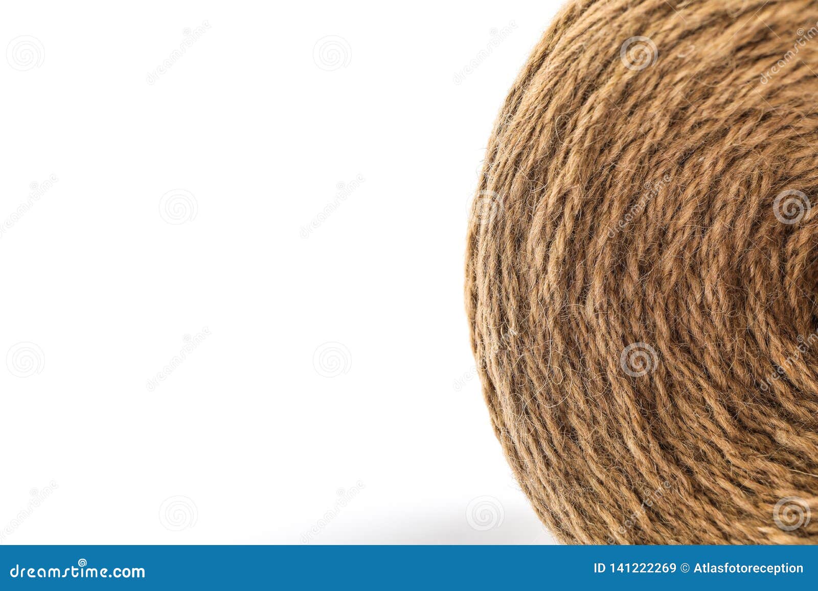 Spool of hemp rope stock image. Image of equipment, isolation - 141222269