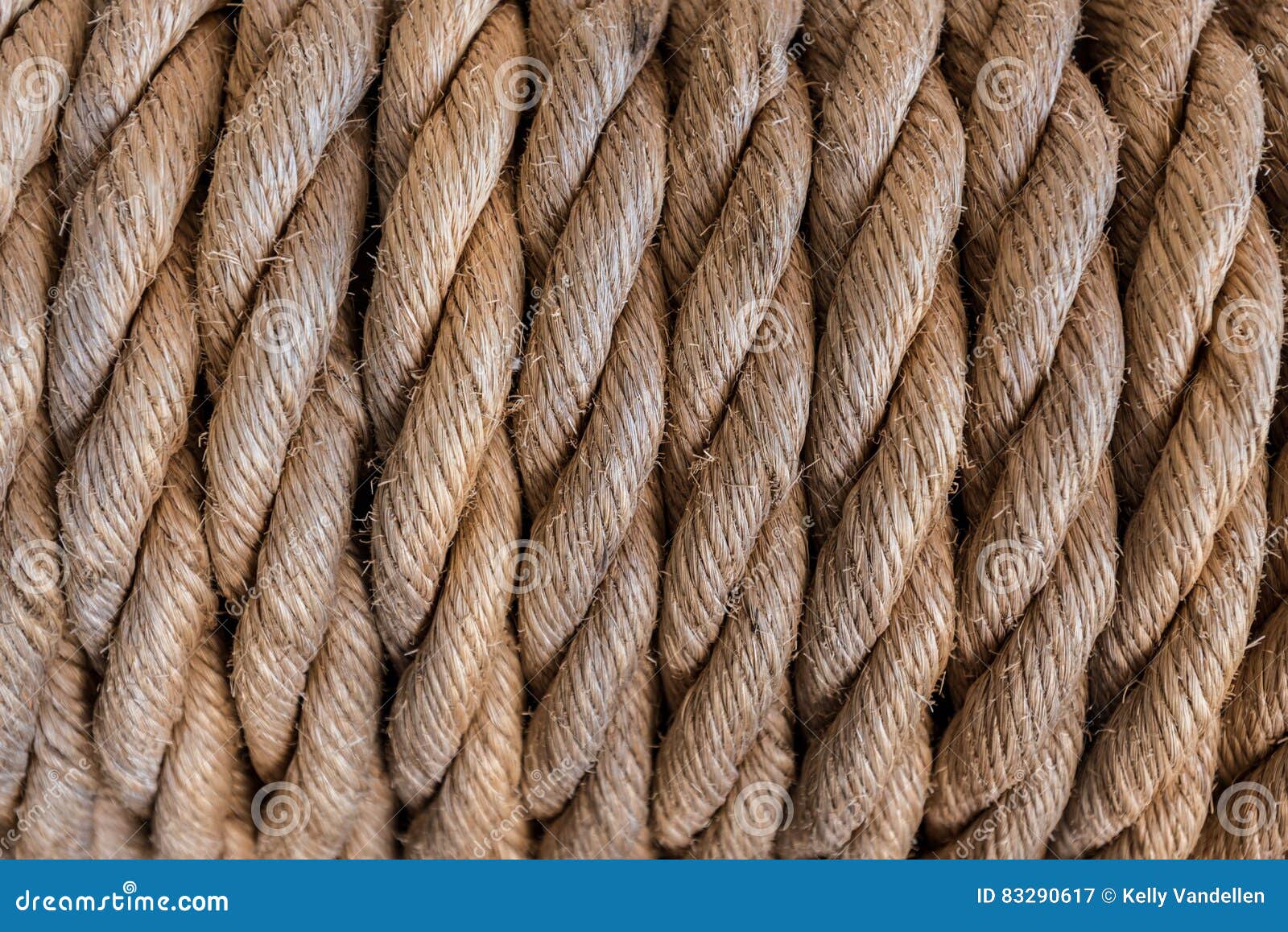 Spool of Rope stock image. Image of brown, landscape - 83290617