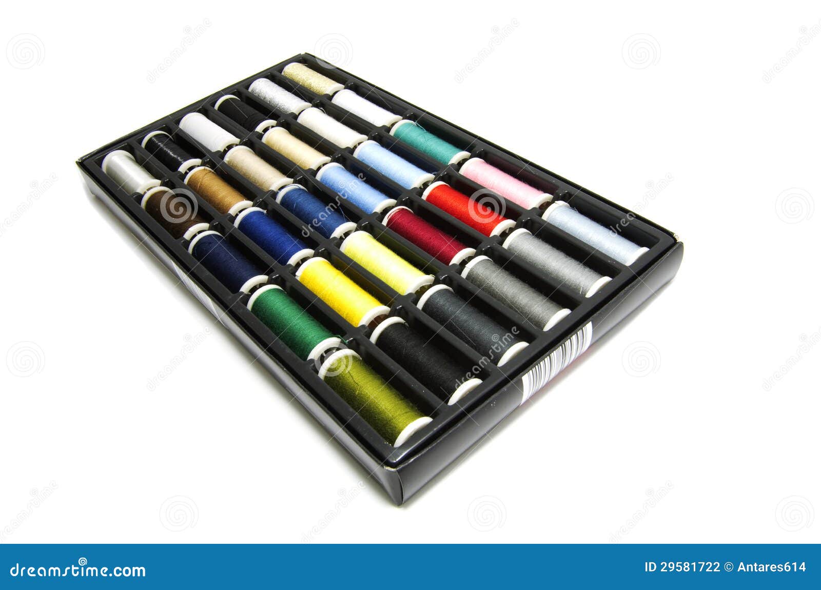 Spool set stock photo. Image of thread, material, fiber - 29581722