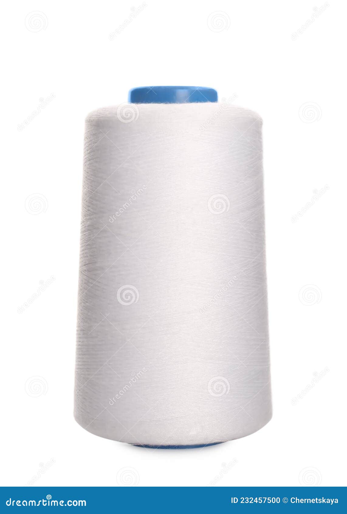 Spool of Sewing Thread Isolated on White Stock Photo - Image of craft ...