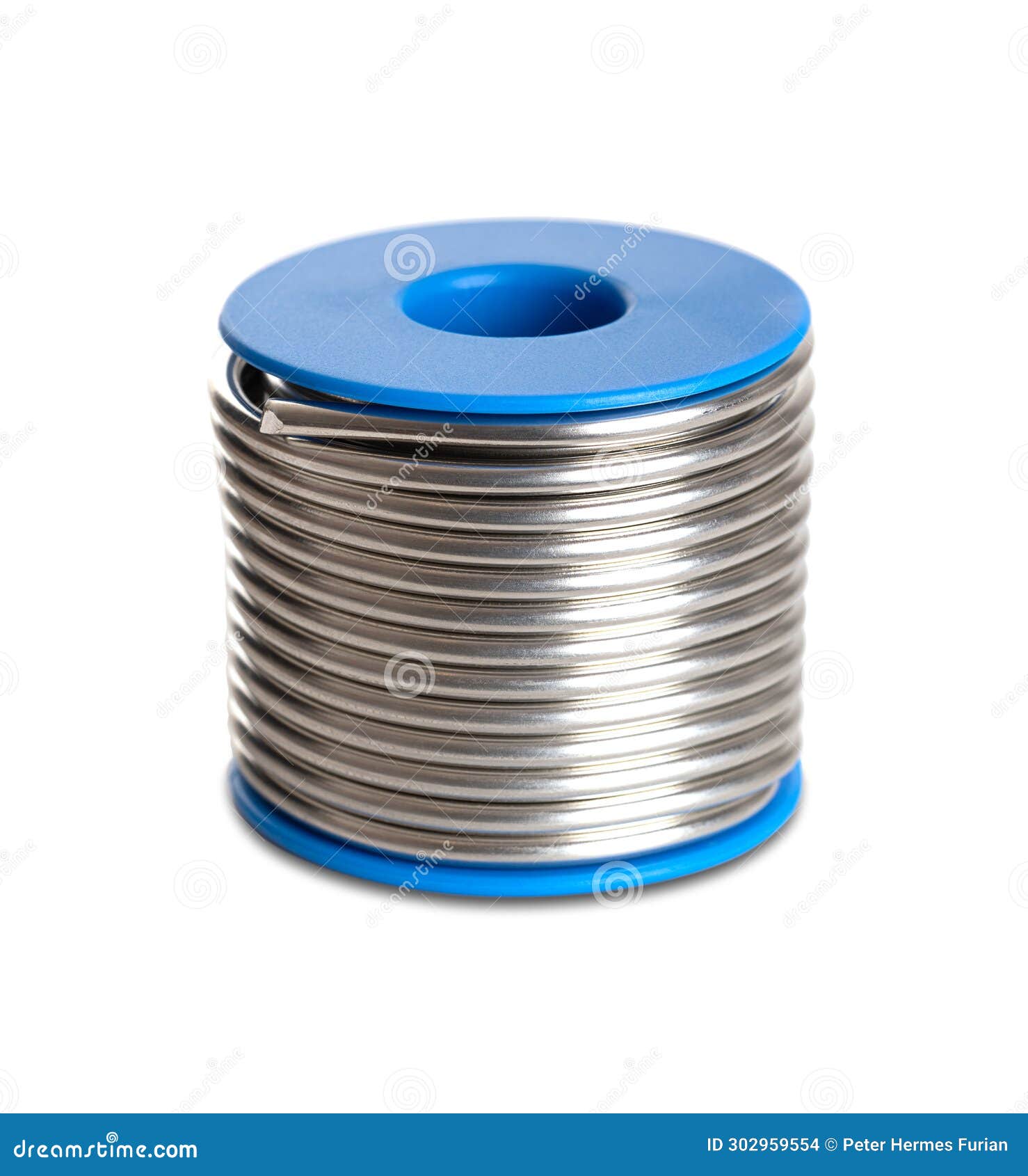 Spool of Soft Solder Wire, Fittingslot, with a Diameter of 3 ...