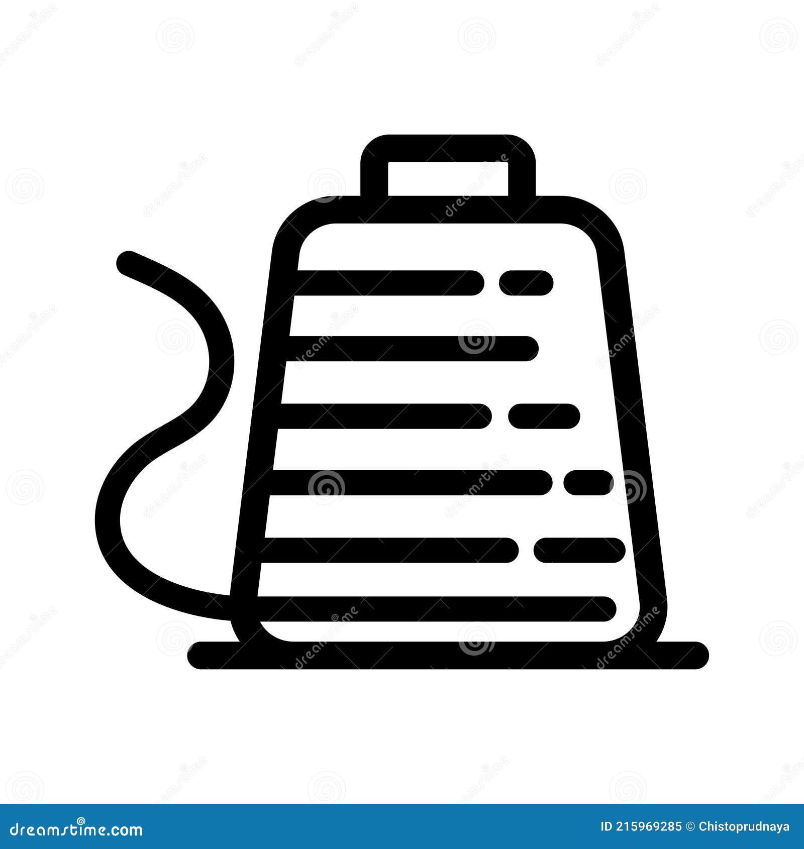 A Spool Of Thread Decorated With Flowers. Watercolor Drawing Of Flowers ...