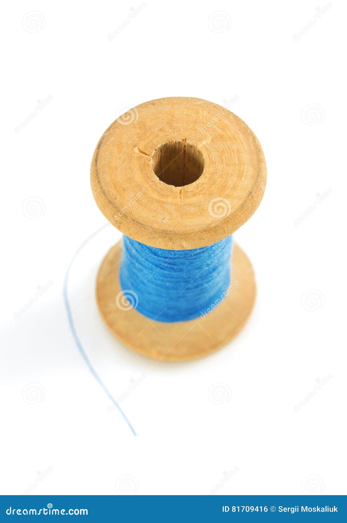 Spool of Thread Isolated on White Stock Photo - Image of seam, reel ...