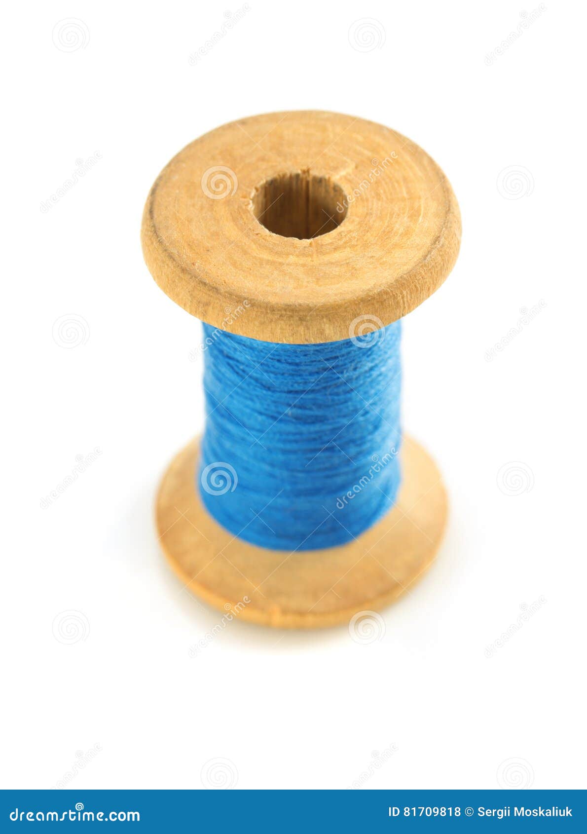 Spool of Thread Isolated on White Stock Photo - Image of reel, closeup ...