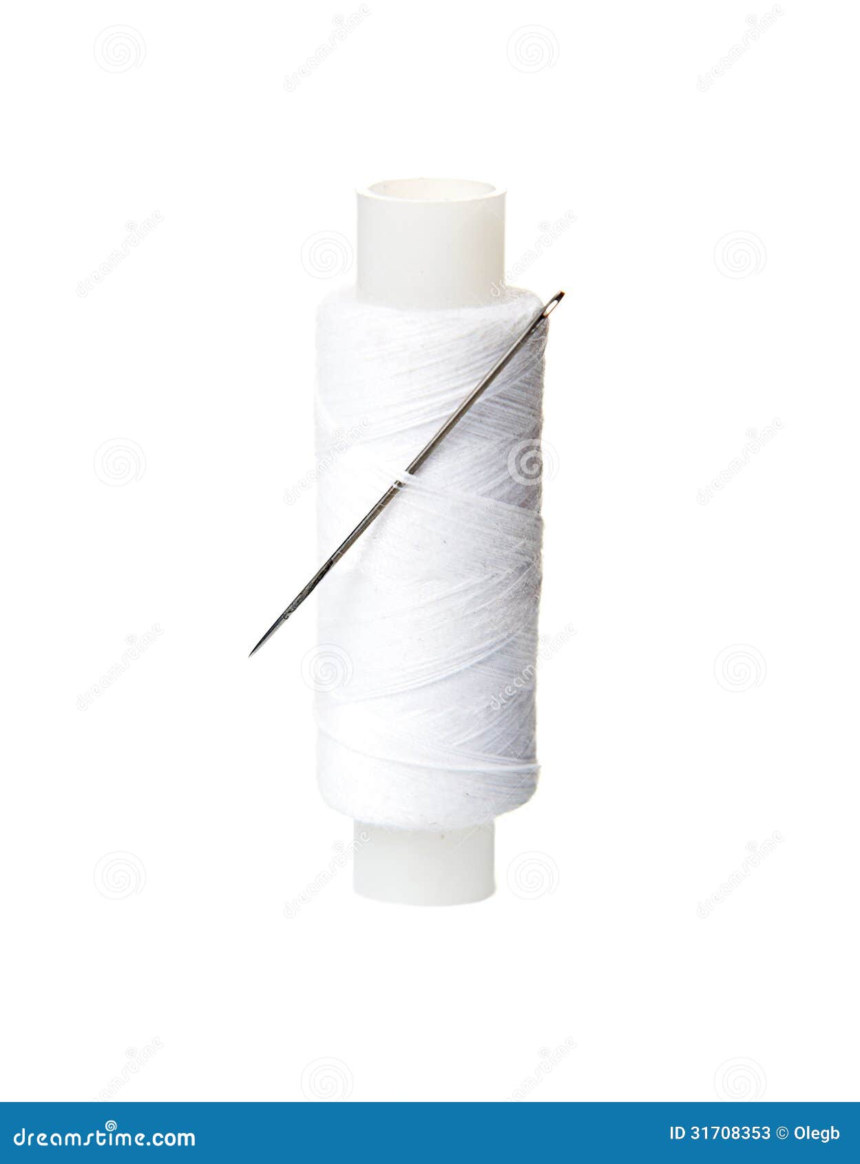 Spool of thread and needle stock image. Image of thread - 31708353