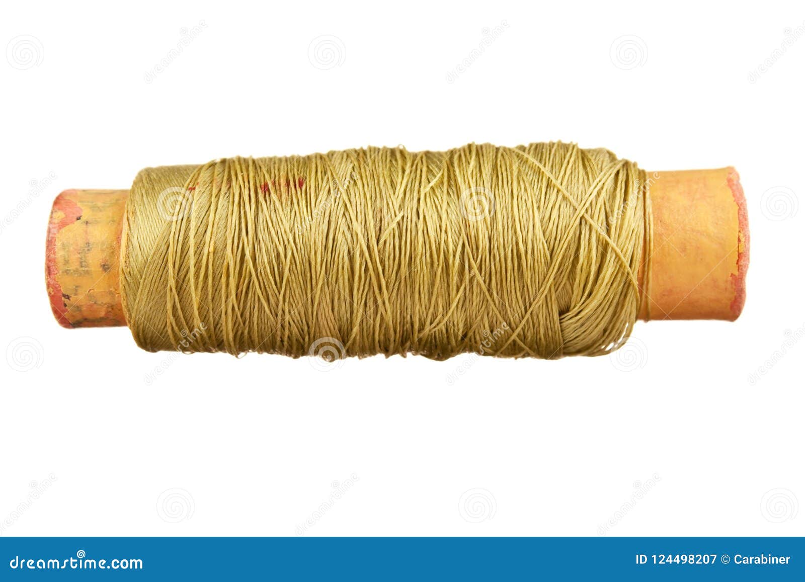 Spool of thread stock image. Image of closeup, knitting - 124498207