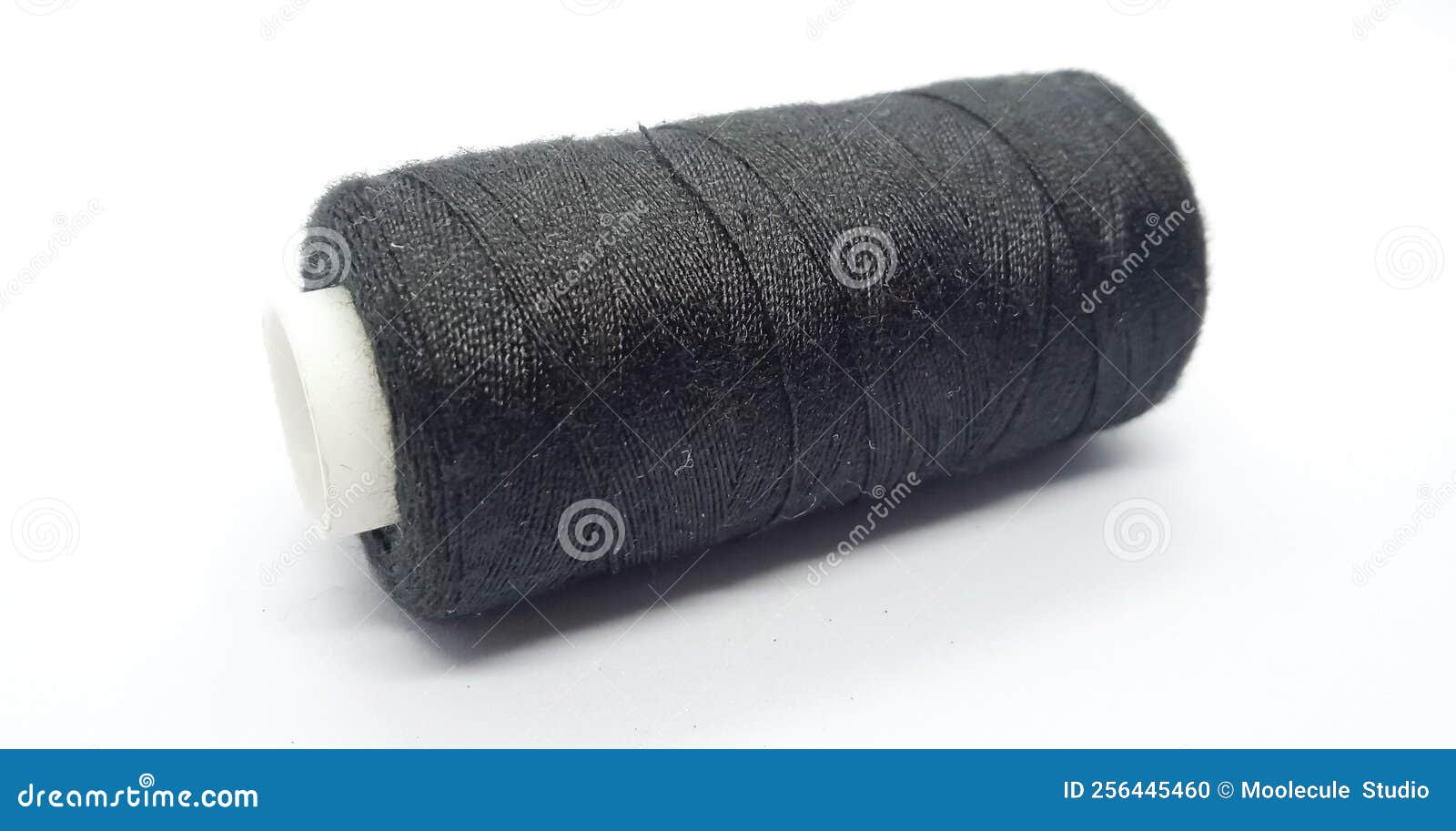 Spool Threads Isolated on the Gray White Background. Stock Photo ...