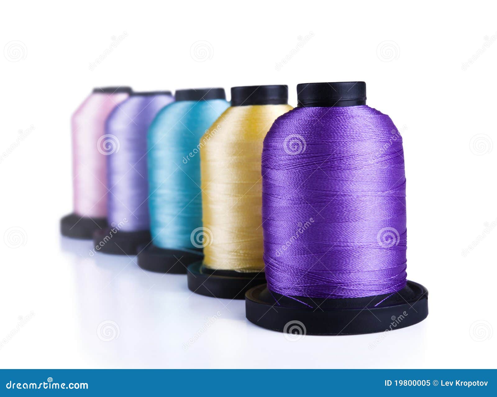 Spools stock image. Image of colourful, tailor, craft - 19800005