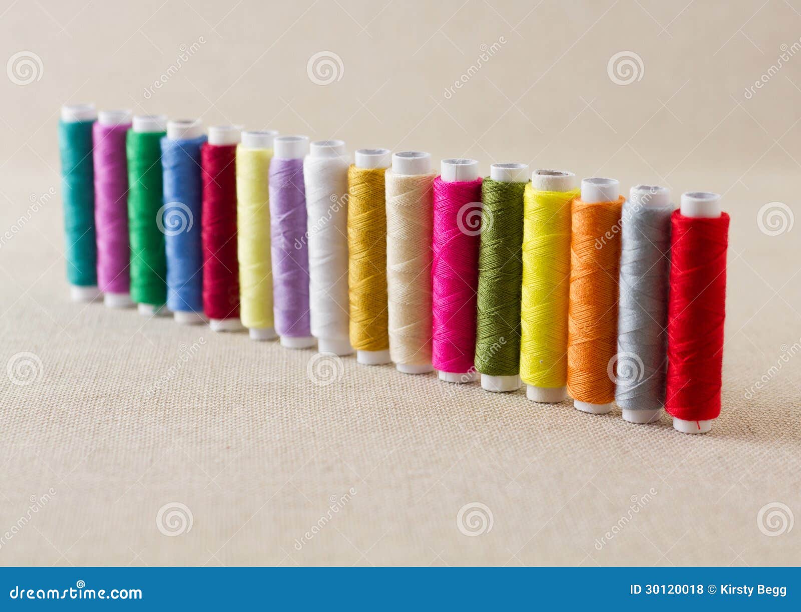 Spools of Thread or Bobbins Stock Photo - Image of diversity, grey ...