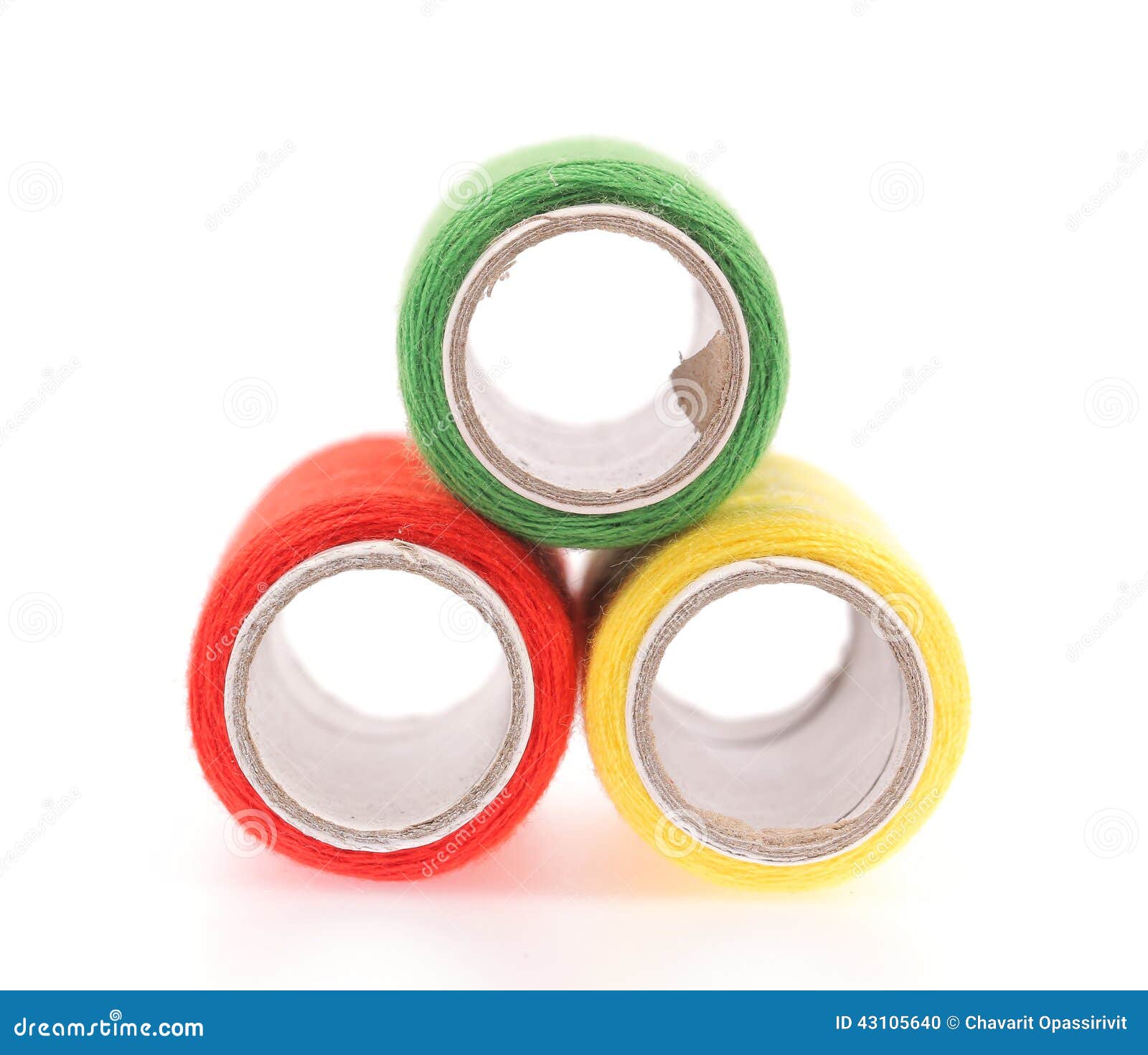 Spools of colours threads stock photo. Image of coil - 43105640
