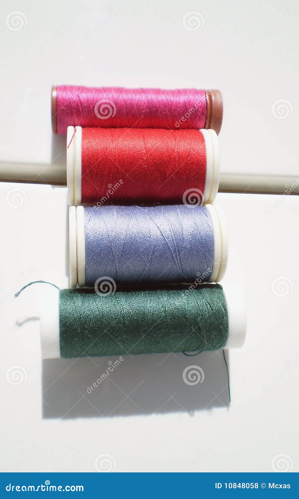 Spools of Thread stock photo. Image of thread, fabric - 10848058
