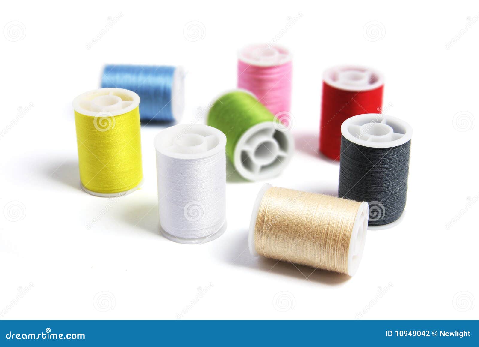 Spools of Thread stock photo. Image of reel, dressmaking - 10949042