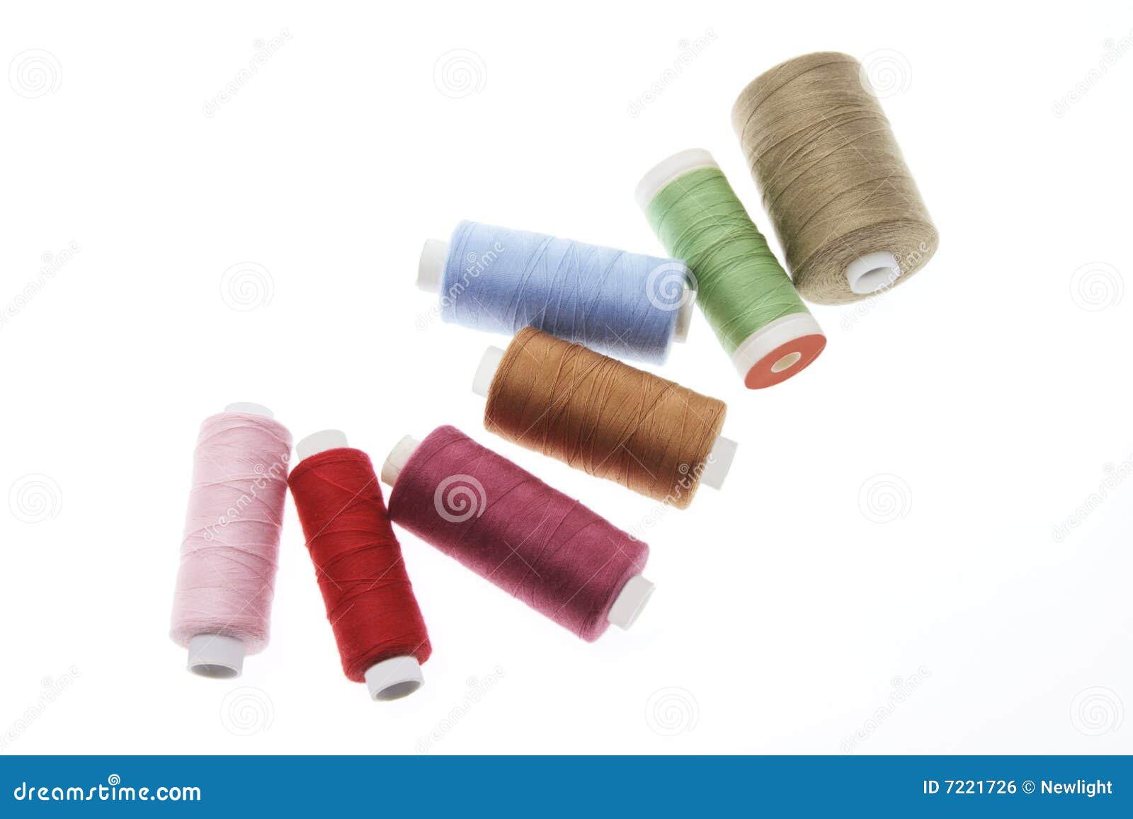 Spools of Thread stock photo. Image of assortment, cotton - 7221726