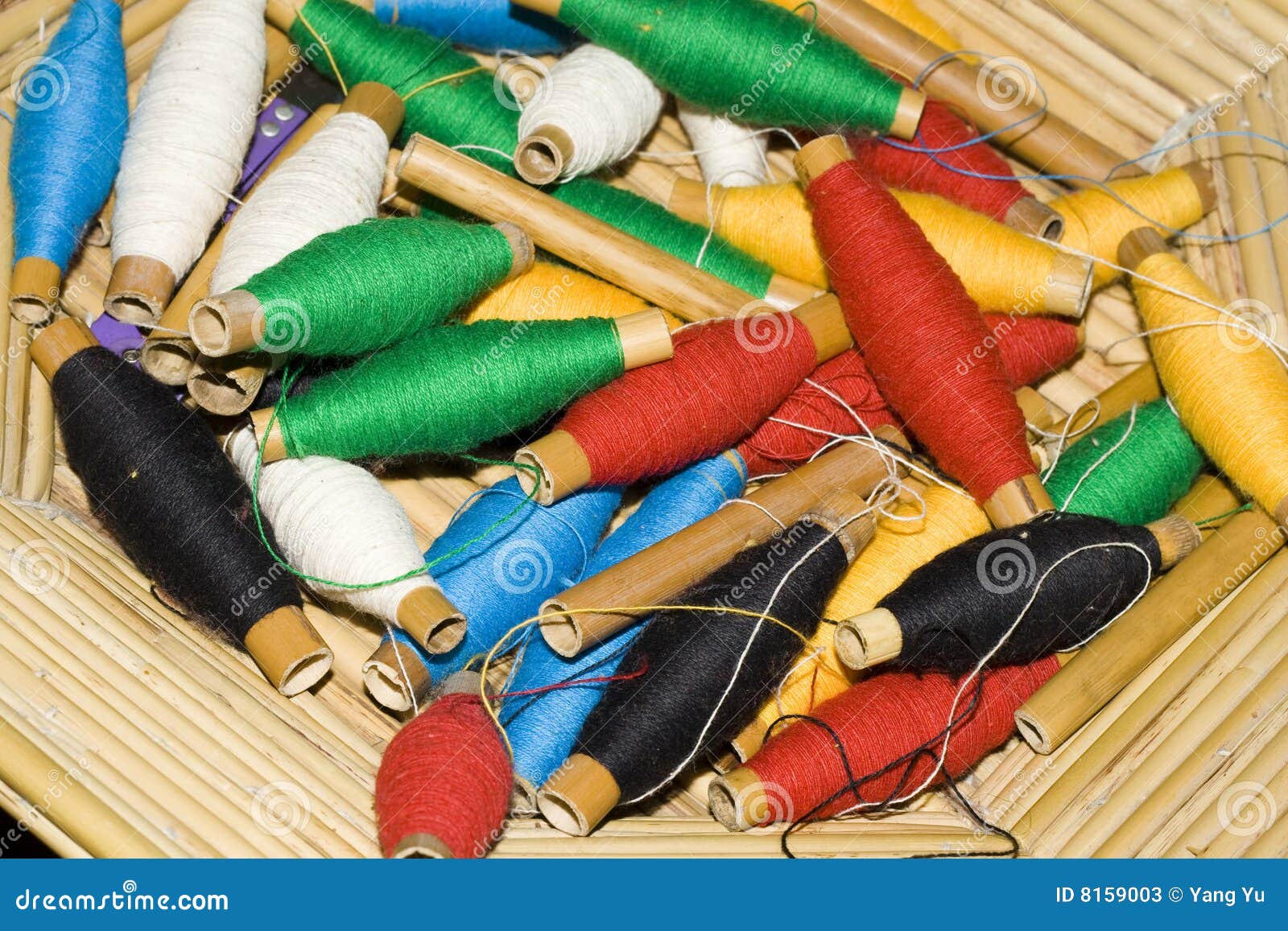 Spools of thread stock image. Image of colour, line, craft - 8159003