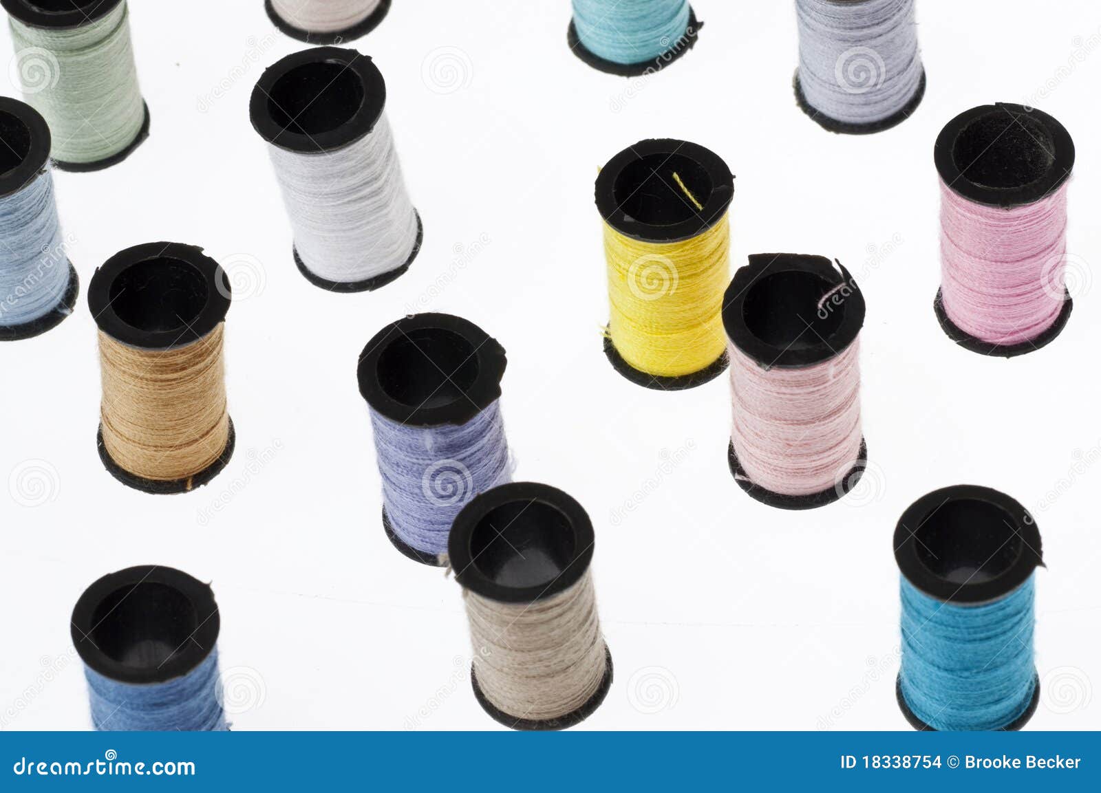 Spools of Thread Background Stock Photo - Image of craft, pink: 18338754