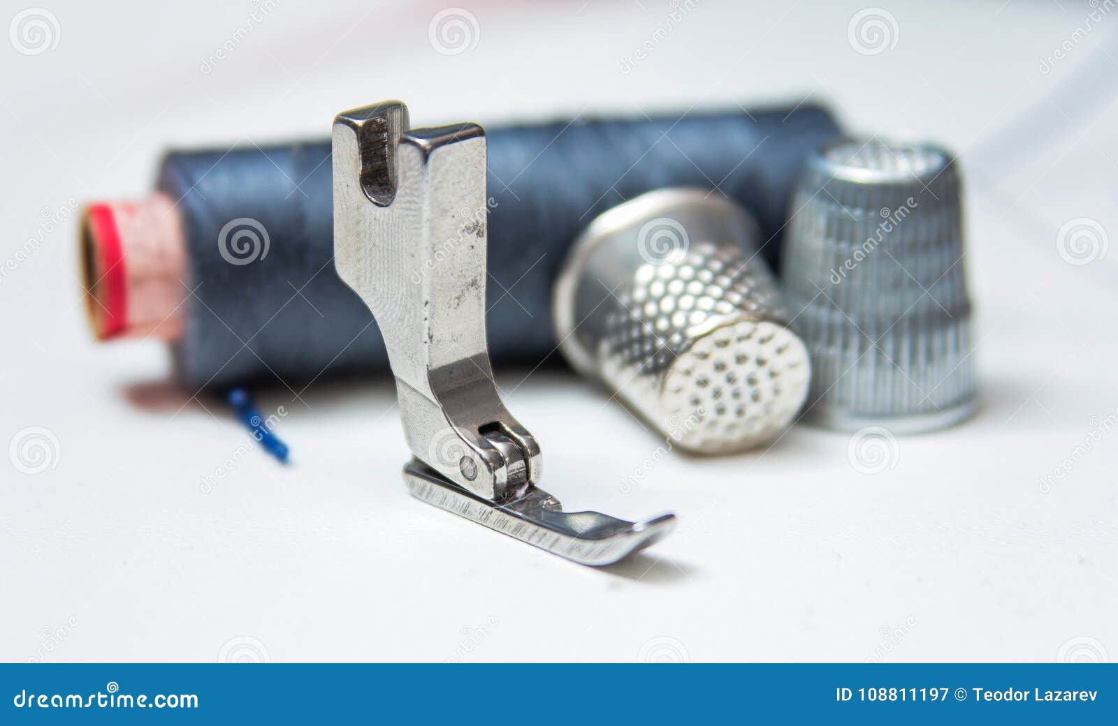 Tailor`s Tools and Accessories Stock Image - Image of home, buttons ...