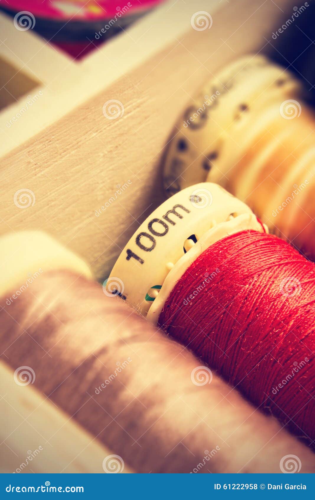 Spools of thread close up. stock photo. Image of thread - 61222958