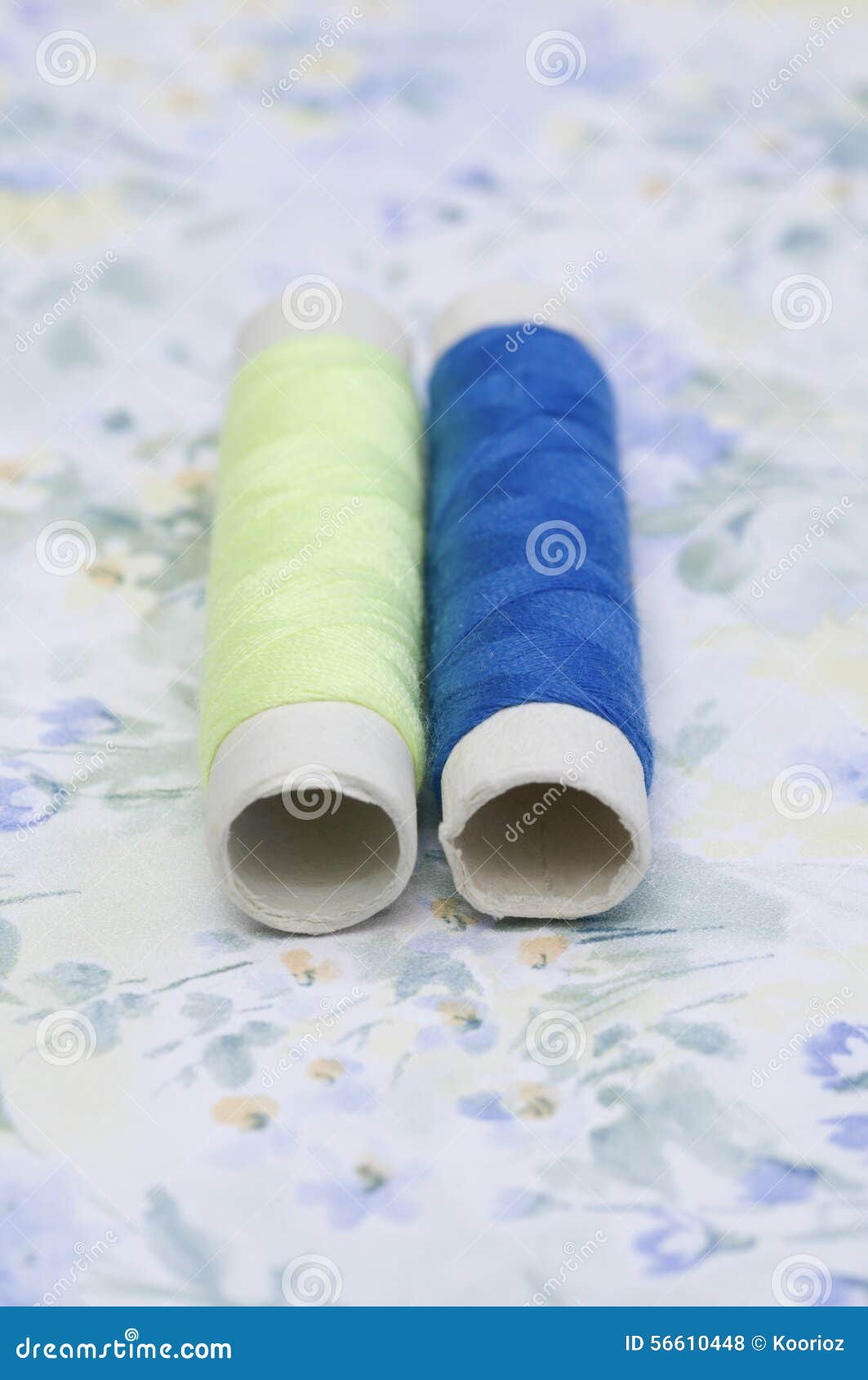 Spools of thread stock photo. Image of indoors, couple - 56610448