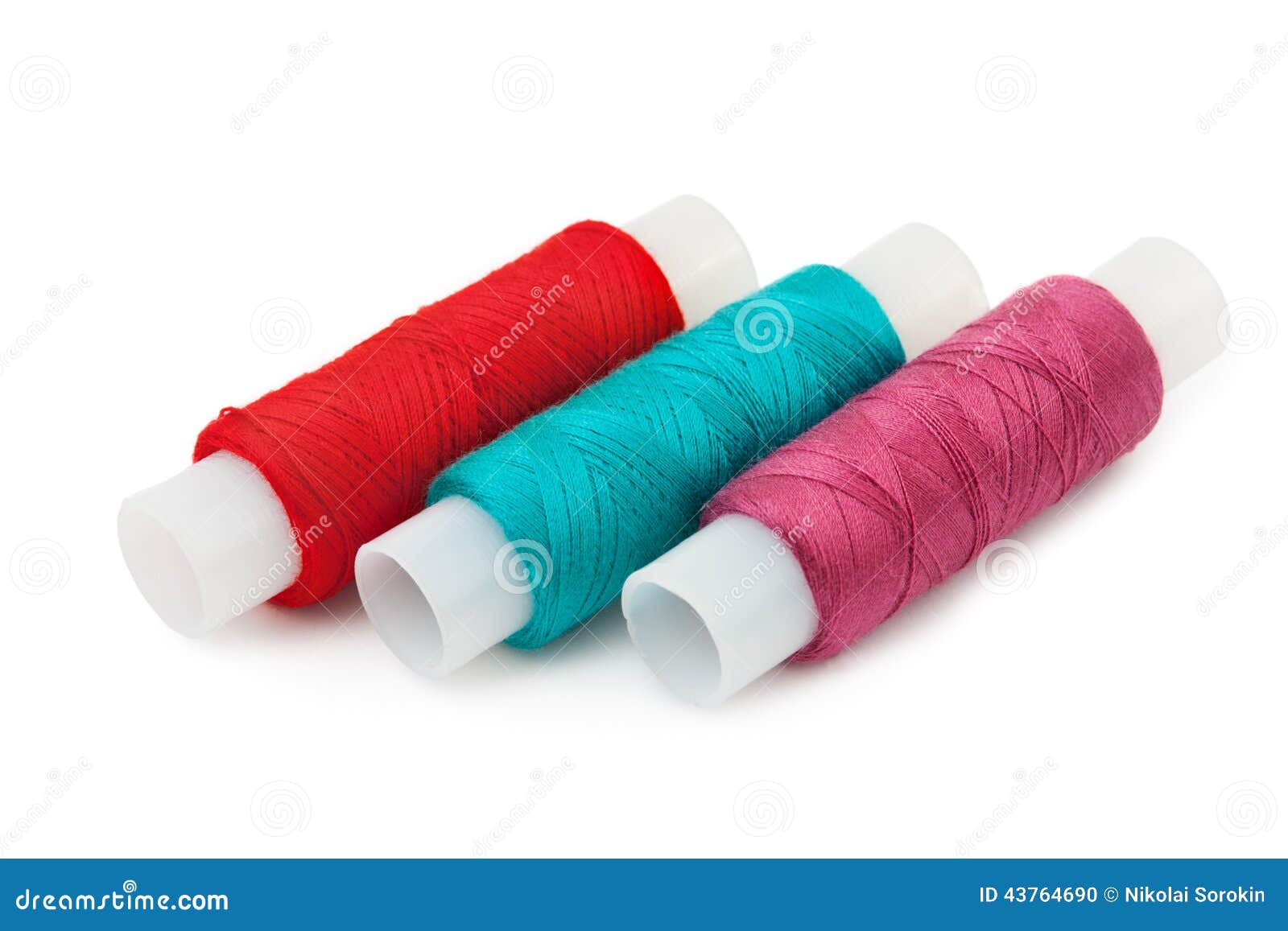 Spools of thread stock photo. Image of needlecraft, clothing - 43764690