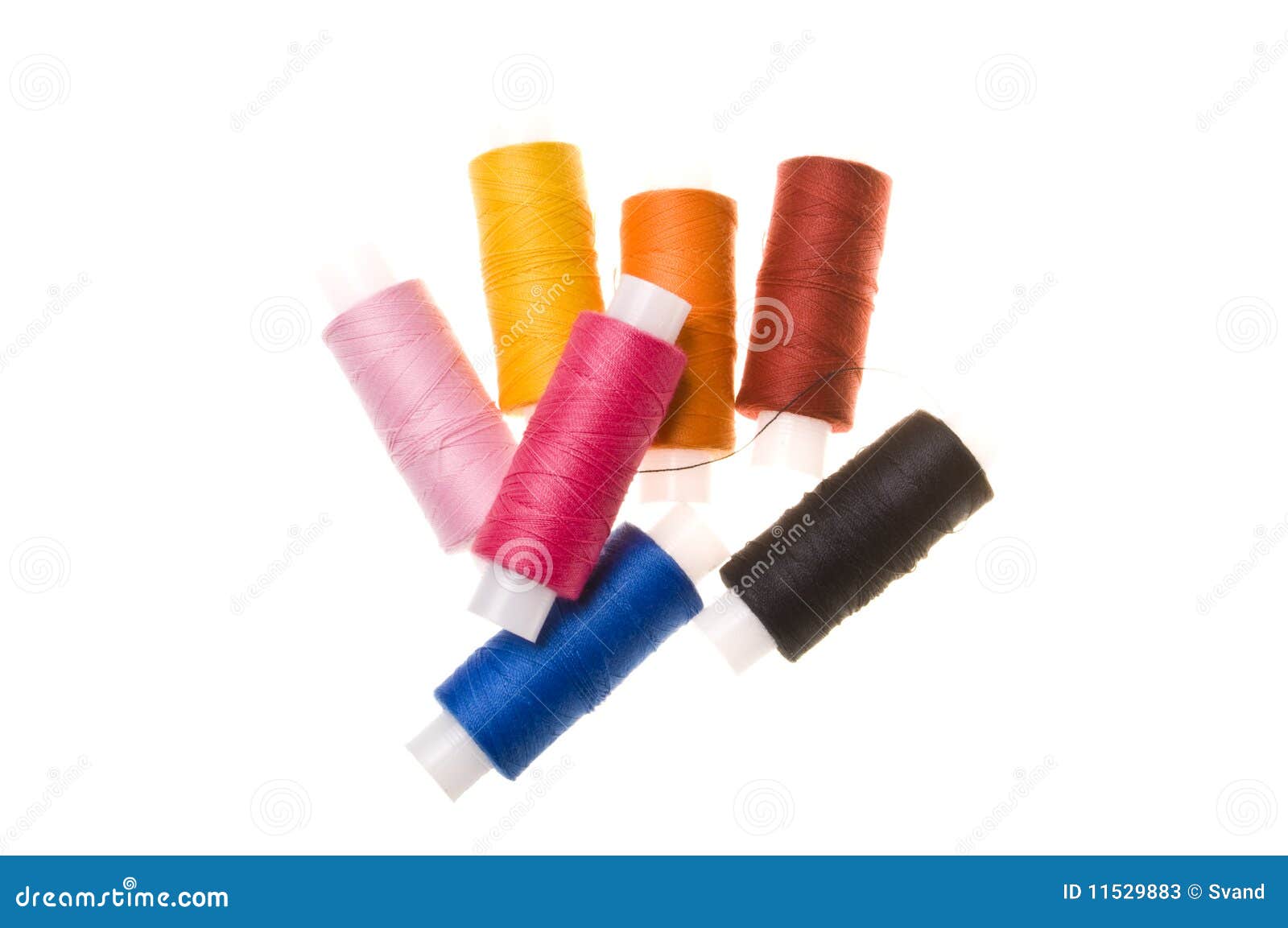 Spools thread for sew stock image. Image of cloth, material - 11529883