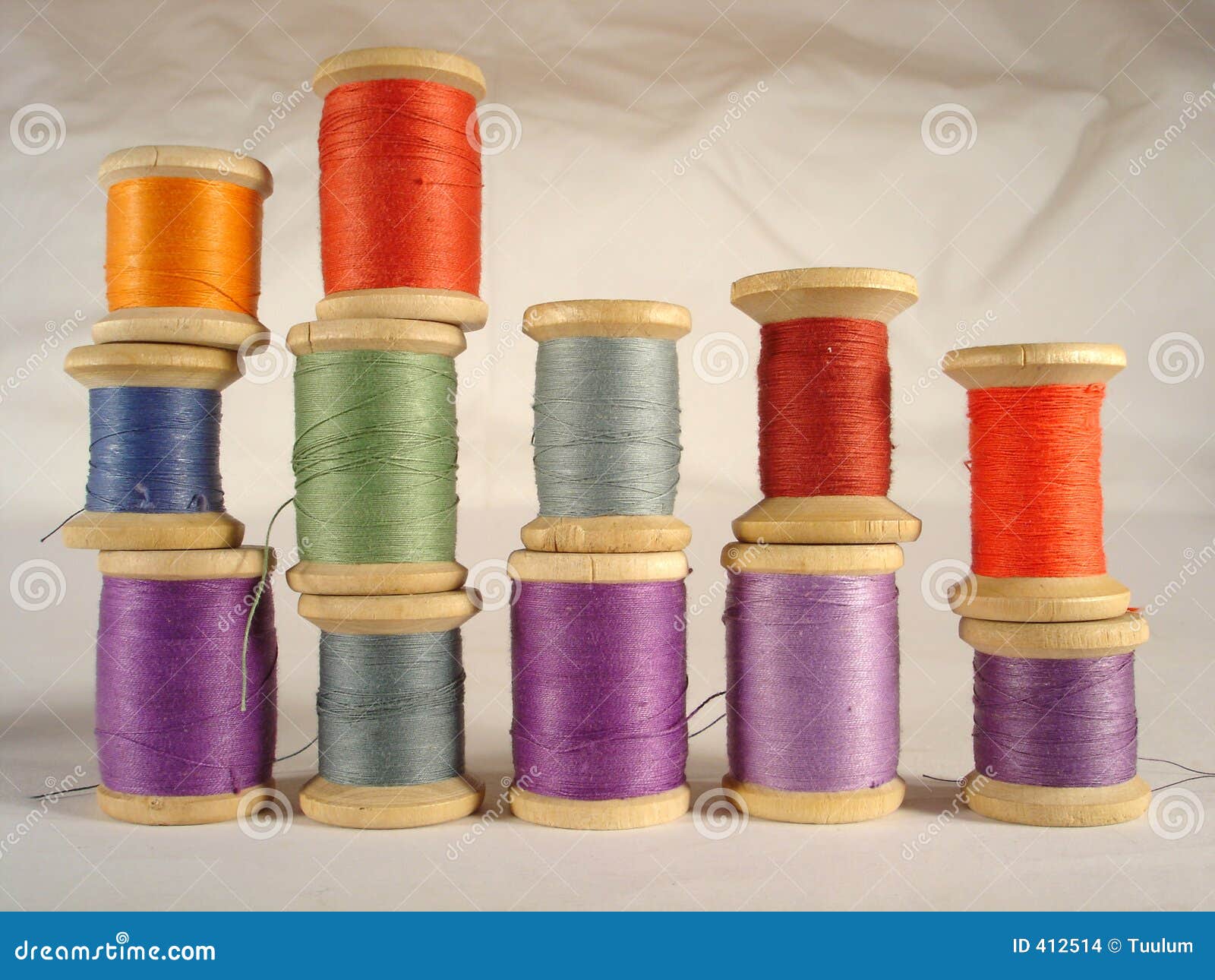 Spools of tread stock photo. Image of string, notions, thread - 412514